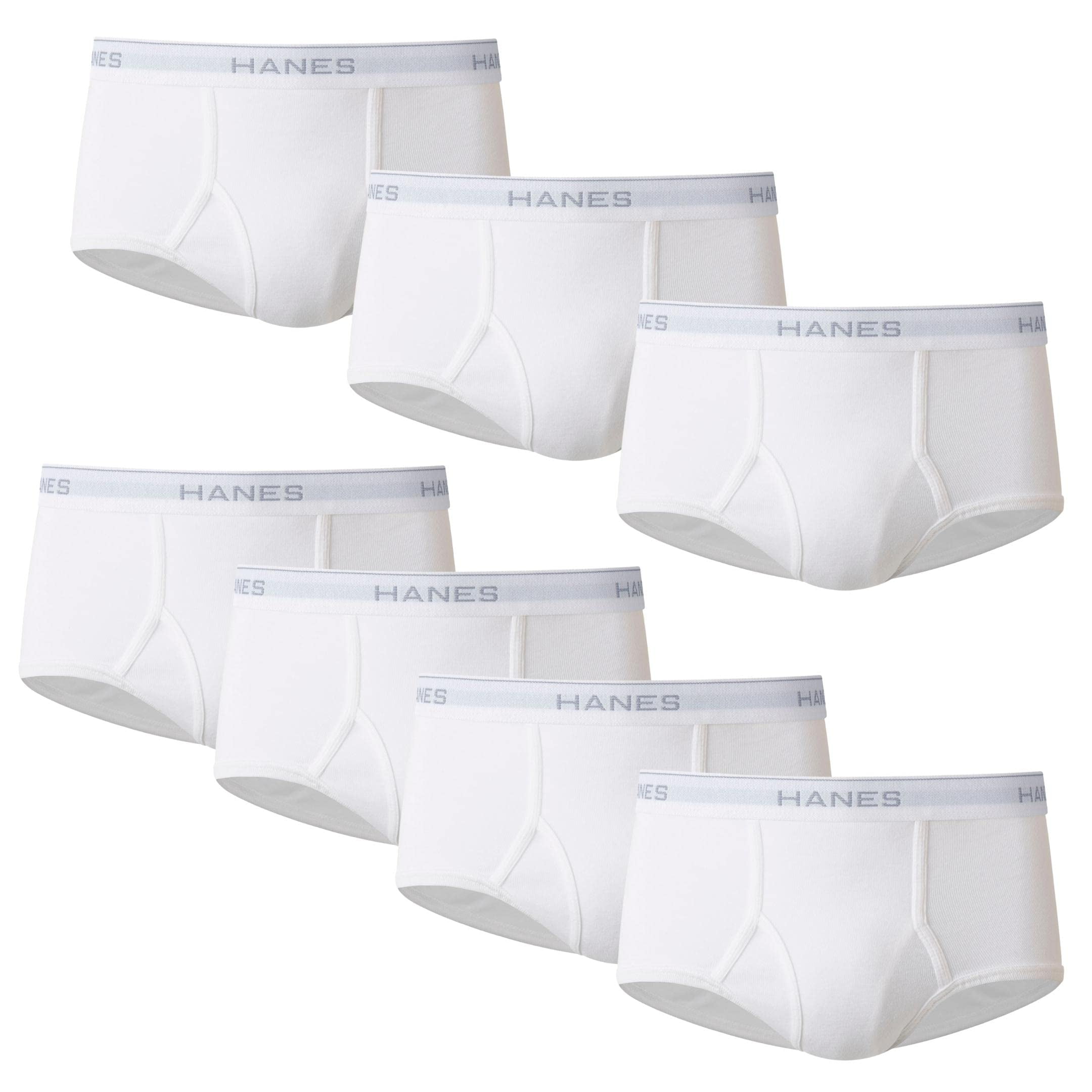 Hanes Men Hanes Men's Tagless White Briefs with ComfortFlex Waistband ...