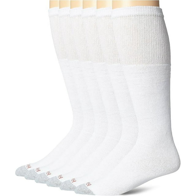 Hanes Men's Over-the-Calf Tube Socks 12-Pack Shoe Size 6-14 - Walmart.com