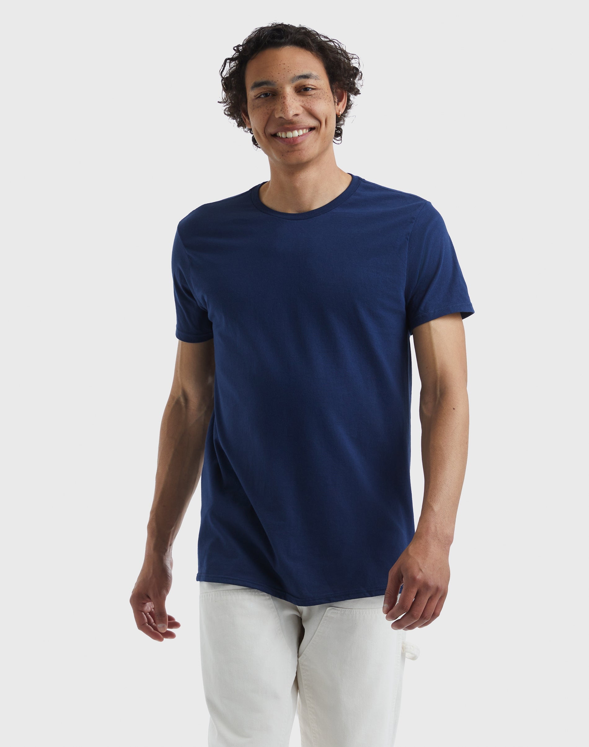 Hanes Men's and Big Men's Triblend Short Sleeve Tee, Up To Size 3XL ...