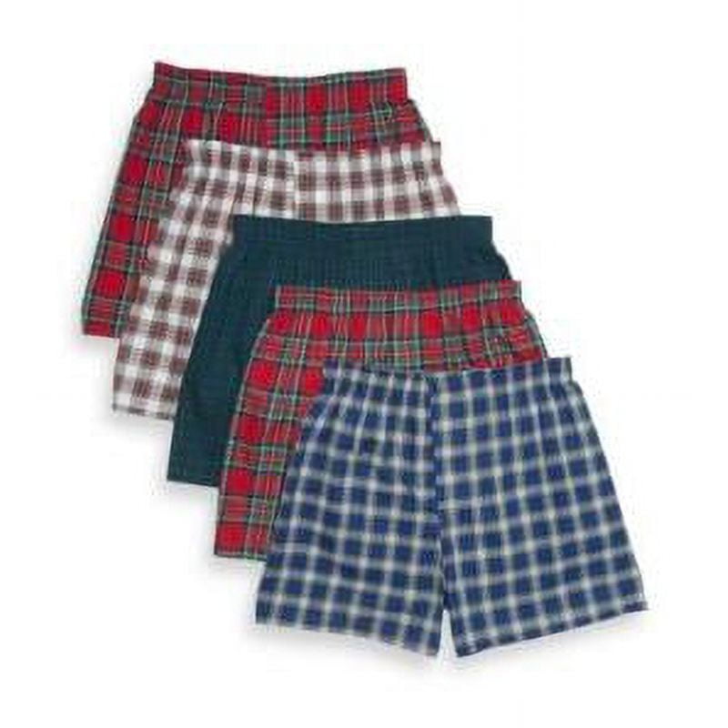 Hanes Men's Platinum Classic Cotton Tagless Boxers Briefs 5-Pack Size ...