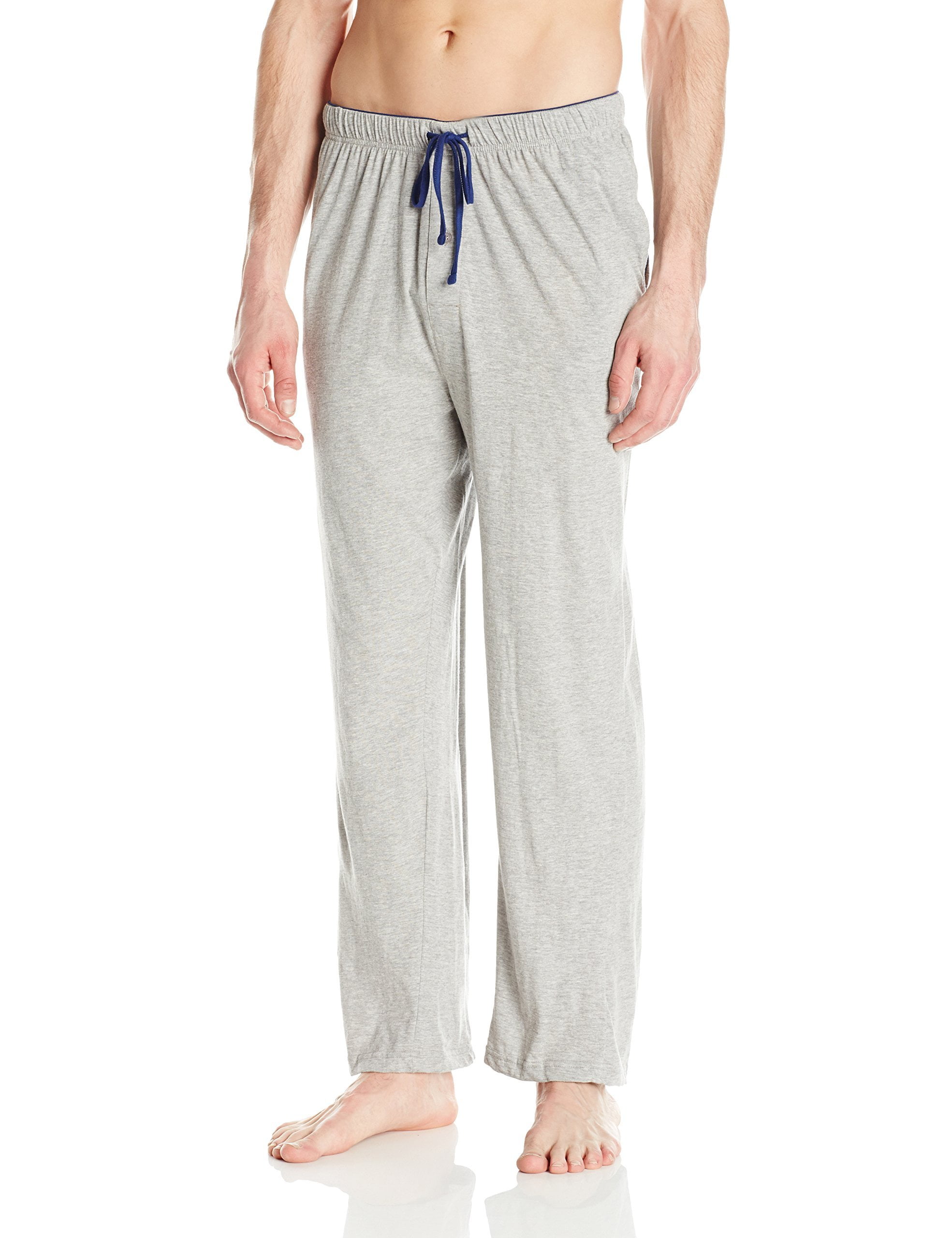 Hanes Men's Solid Knit Sleep Pant Small Grey Heather - Walmart.com