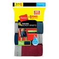 Hanes Men's TAGLESS Boxer Brief with Comfort Flex® Waistband 6-Pack (Includes 1 Free Bonus ...