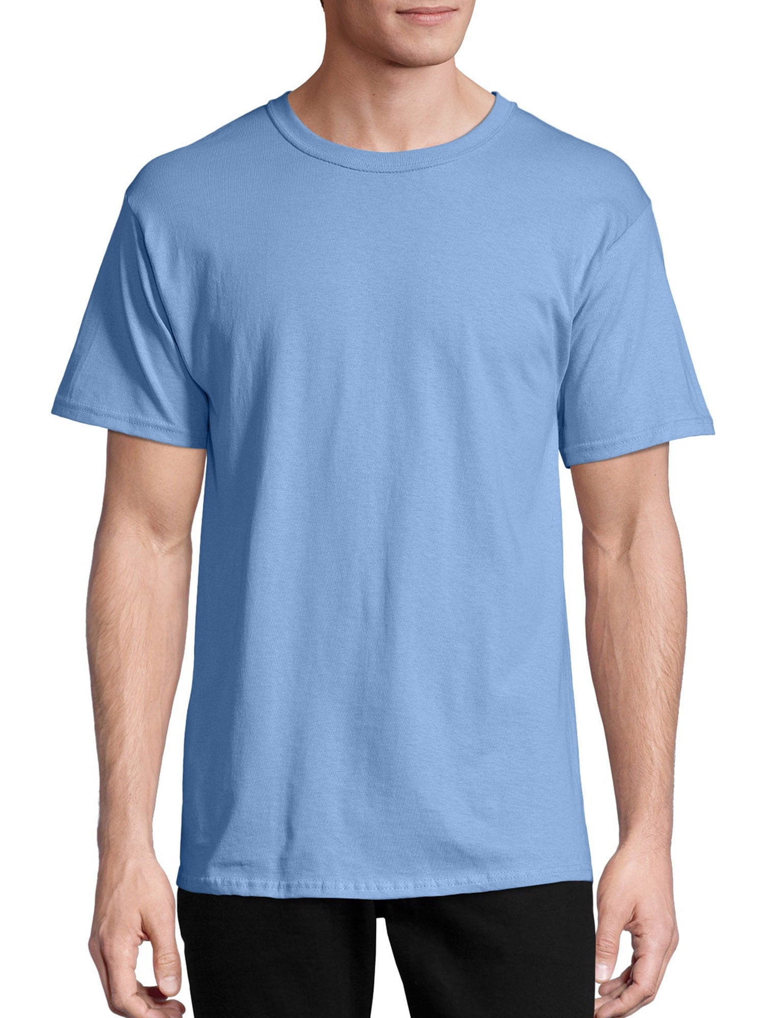 Hanes Men's TAGLESS ComfortSoft Crewneck T-Shirt - Walmart.com