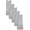 Hanes Mens 3x Large Tall Comfortsoft A Shirt Tank Top In Gray Pack Of