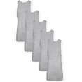 Hanes Mens 3x Large Tall Comfortsoft A Shirt Tank Top In Gray Pack Of