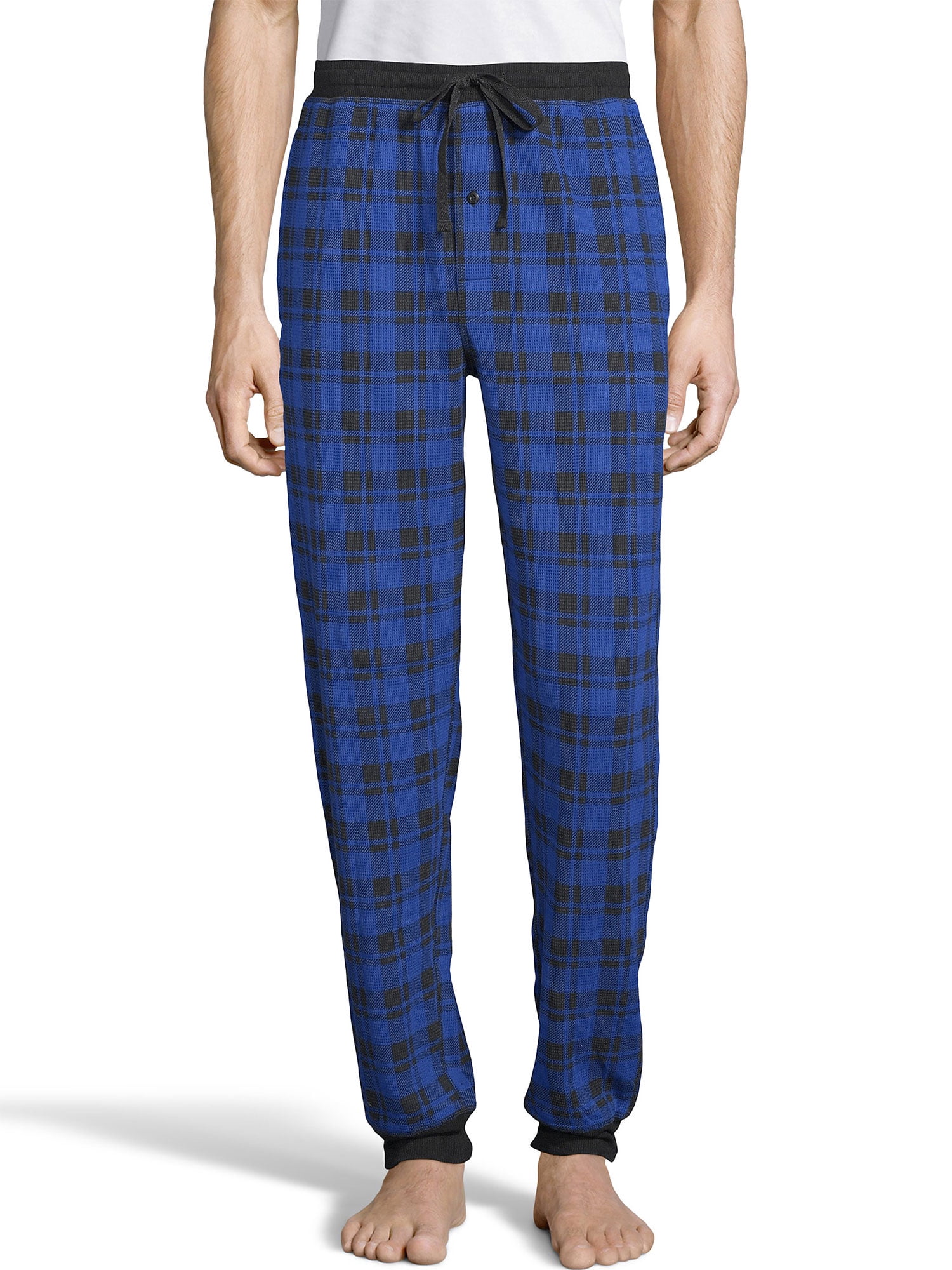 Hanes Men's Thermal Waffle Knit Jogger Pants - Walmart.com