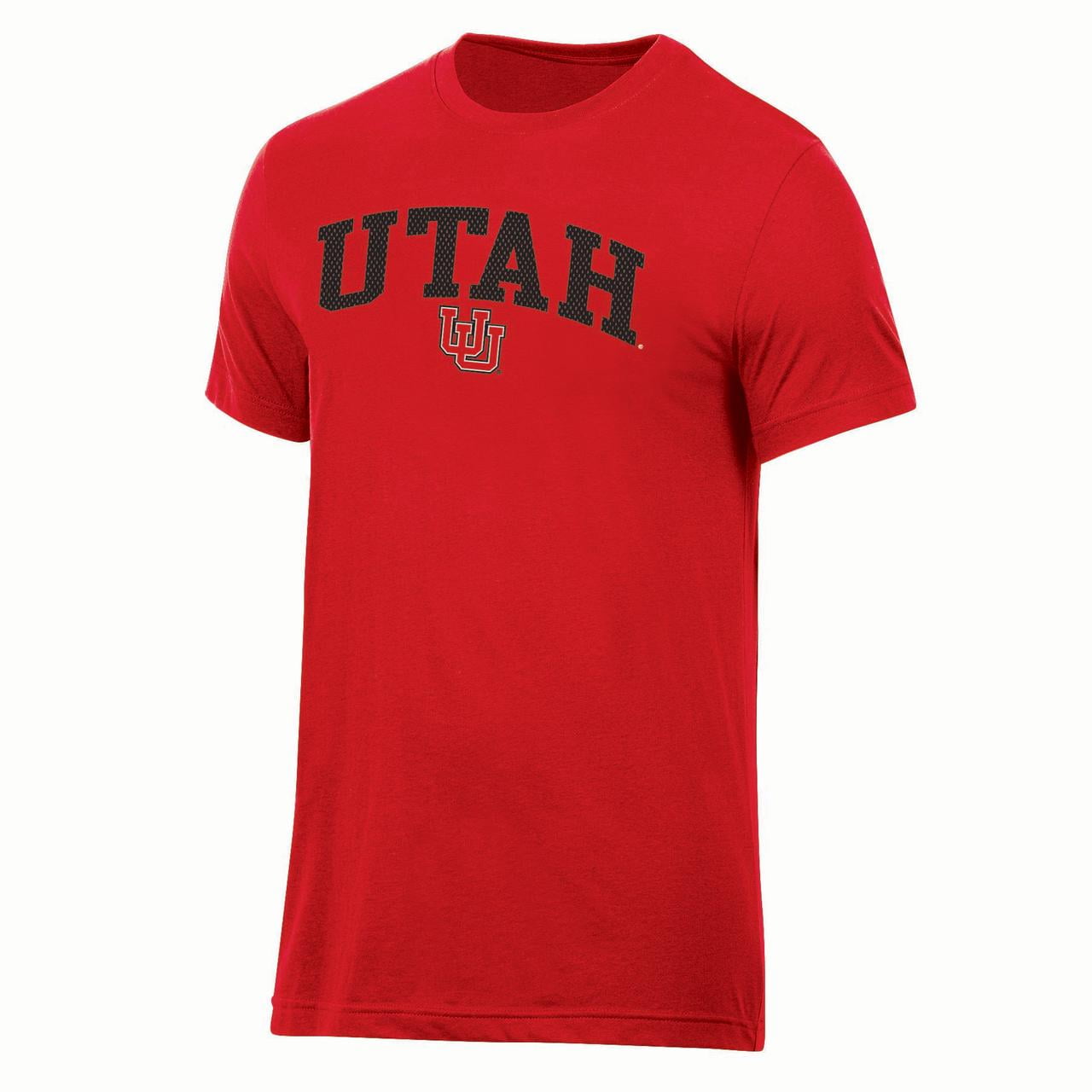 Hanes Men's Utah Utes Short Sleeve T-Shirt with Applique - Walmart.com