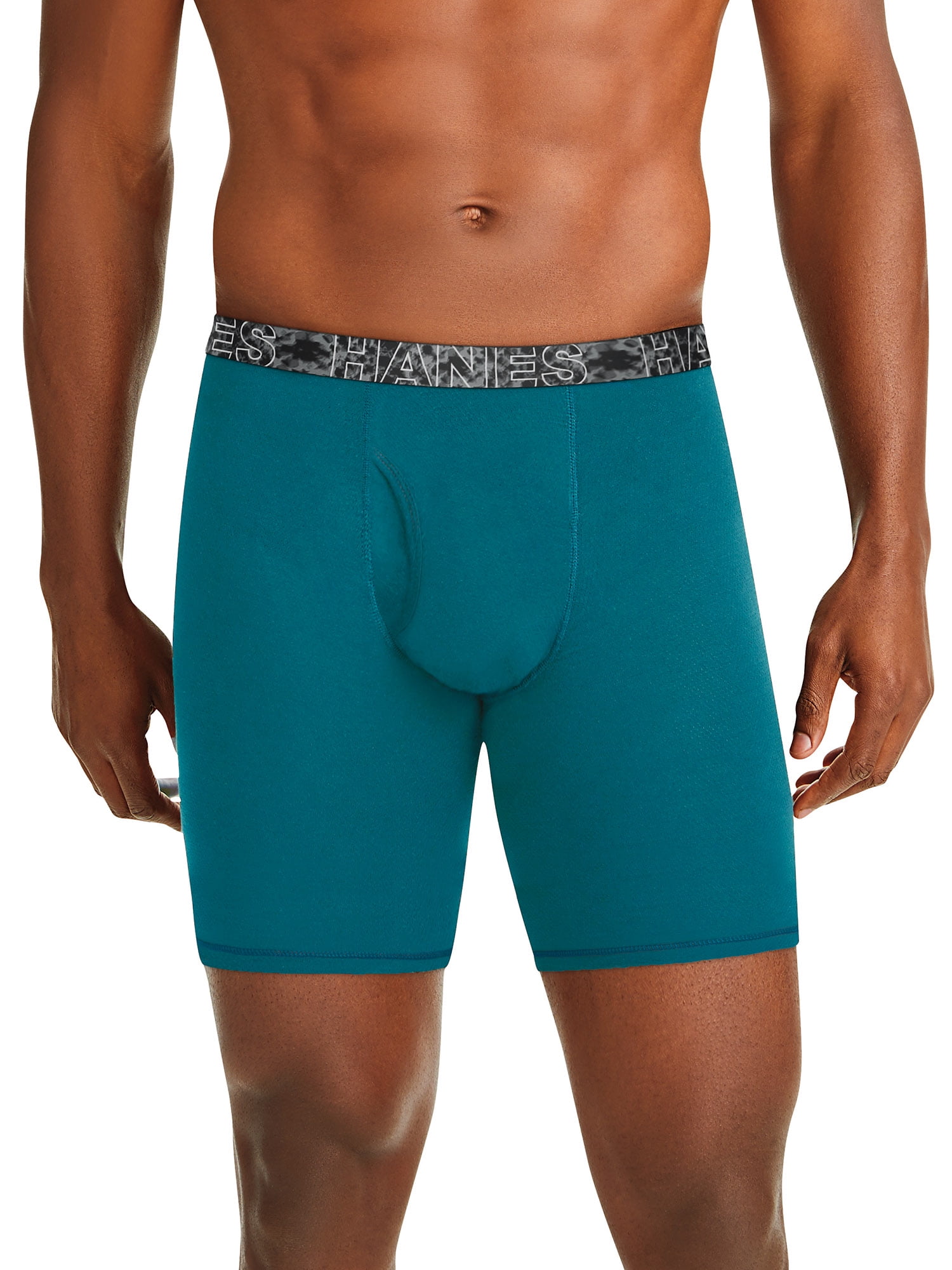 Hanes Men's X-Temp Long Leg Boxer Briefs 3 Pack, Lightweight, Wicking, Odor Control, Tagless ...