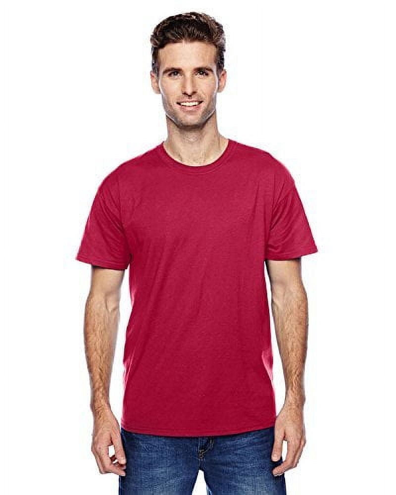 Hanes Men's X-Temp Performance T-Shirt 1 Deep Red / 1 Light Steel Small ...