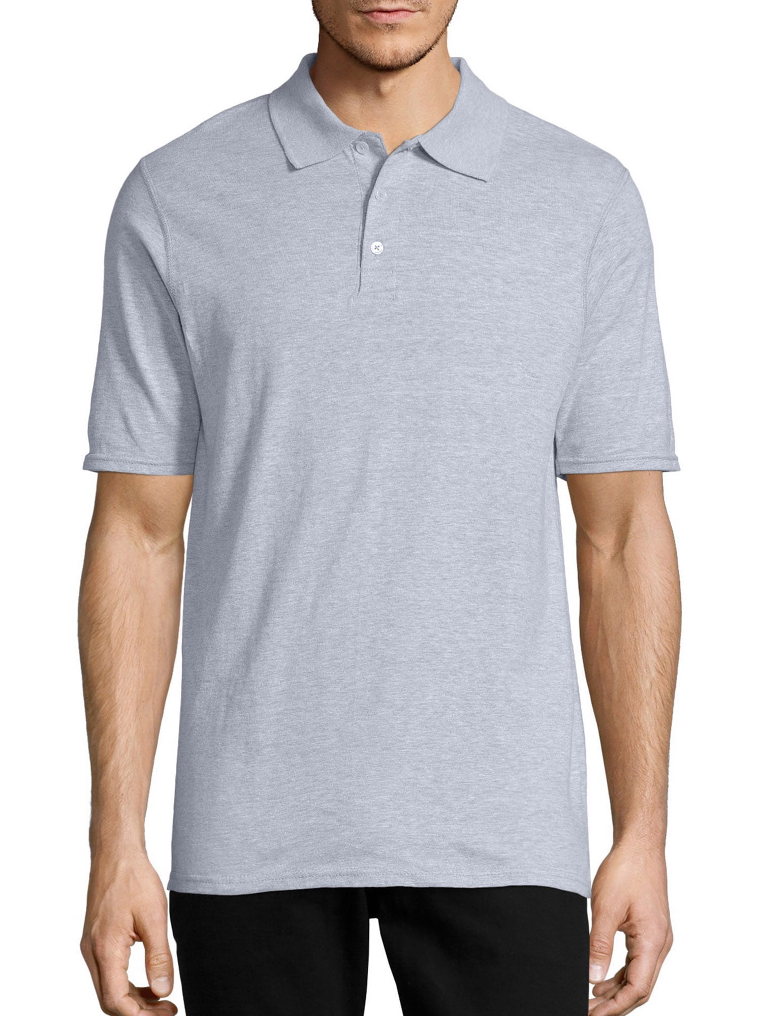 Hanes Men's X-Temp Short Sleeve Polo Shirt - Walmart.com