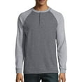 Hanes Mens And Big Mens Beefy Heavyweight Long Sleeve Raglan