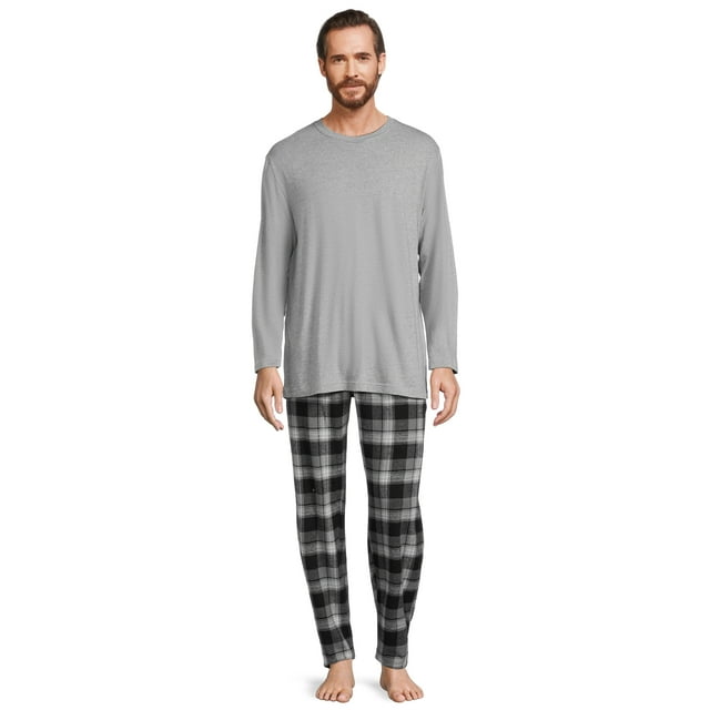 Hanes Men's and Big Men's Comfortsoft Long Sleeve Crew and Cotton ...