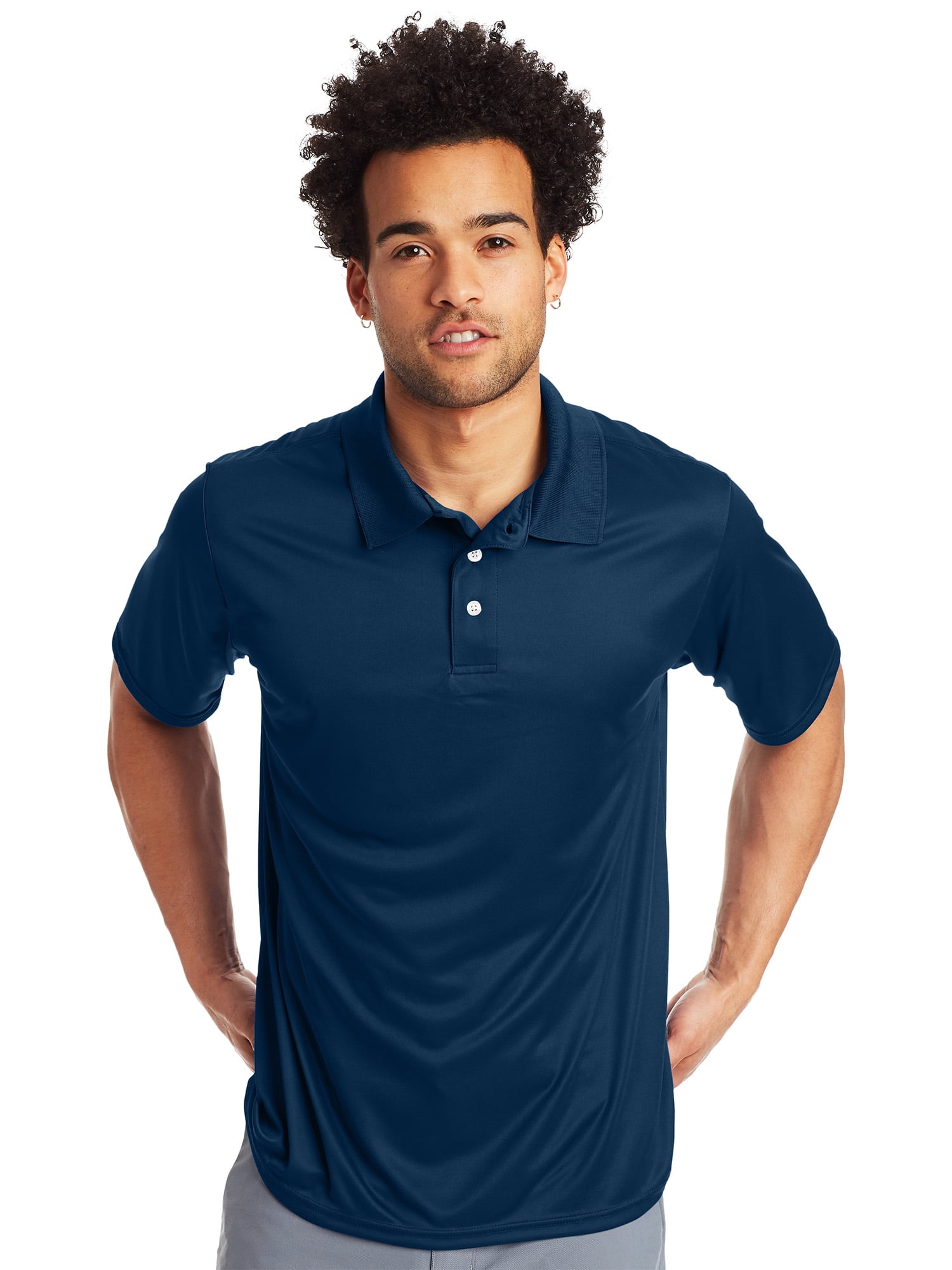 Hanes Men's and Big Men's CoolDri Performance Polo Shirt, Sizes S-3XL ...