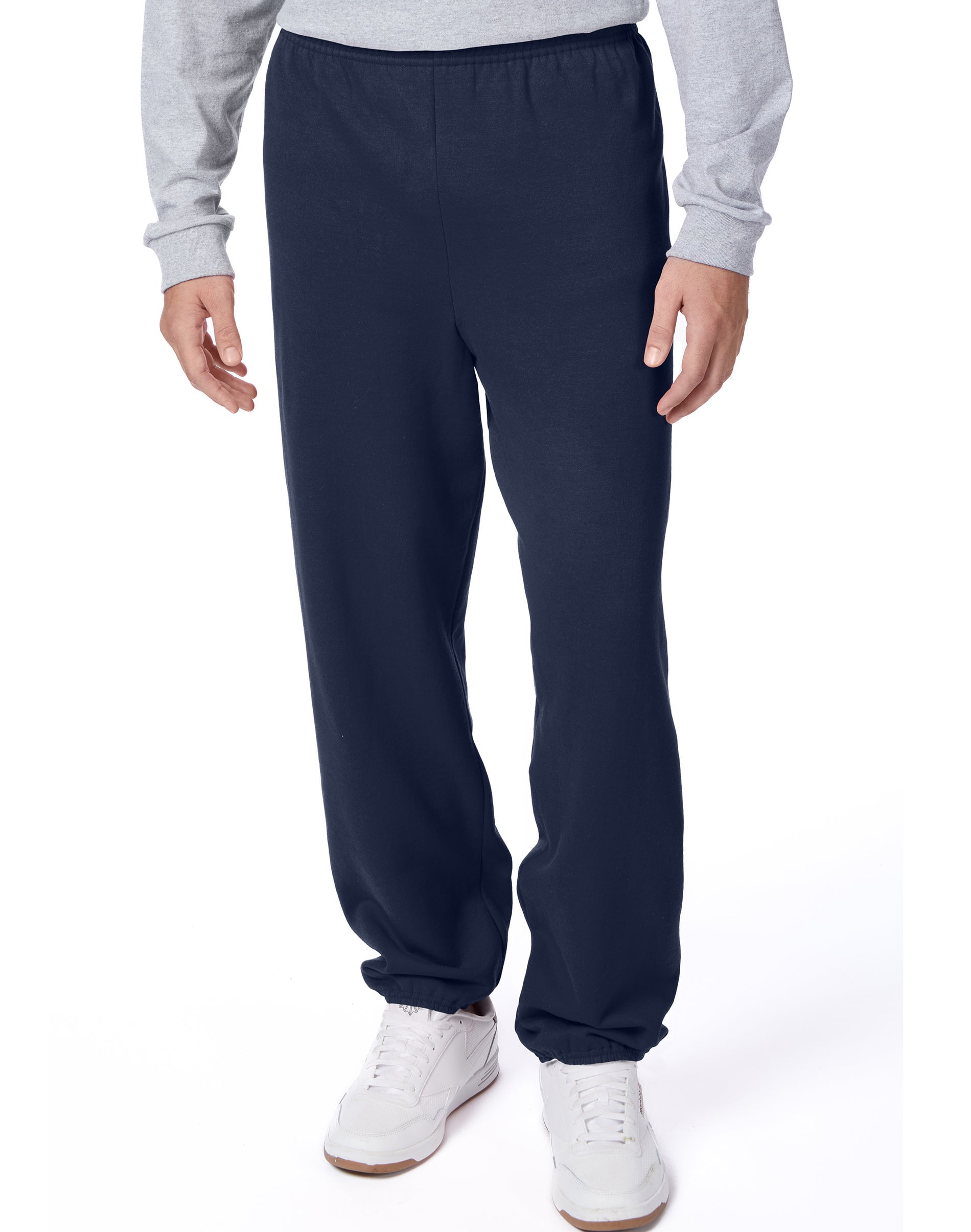 Hanes Men's EcoSmart Fleece Sweatpants, Custom Fit, Sizes S-3XL, 32 ...