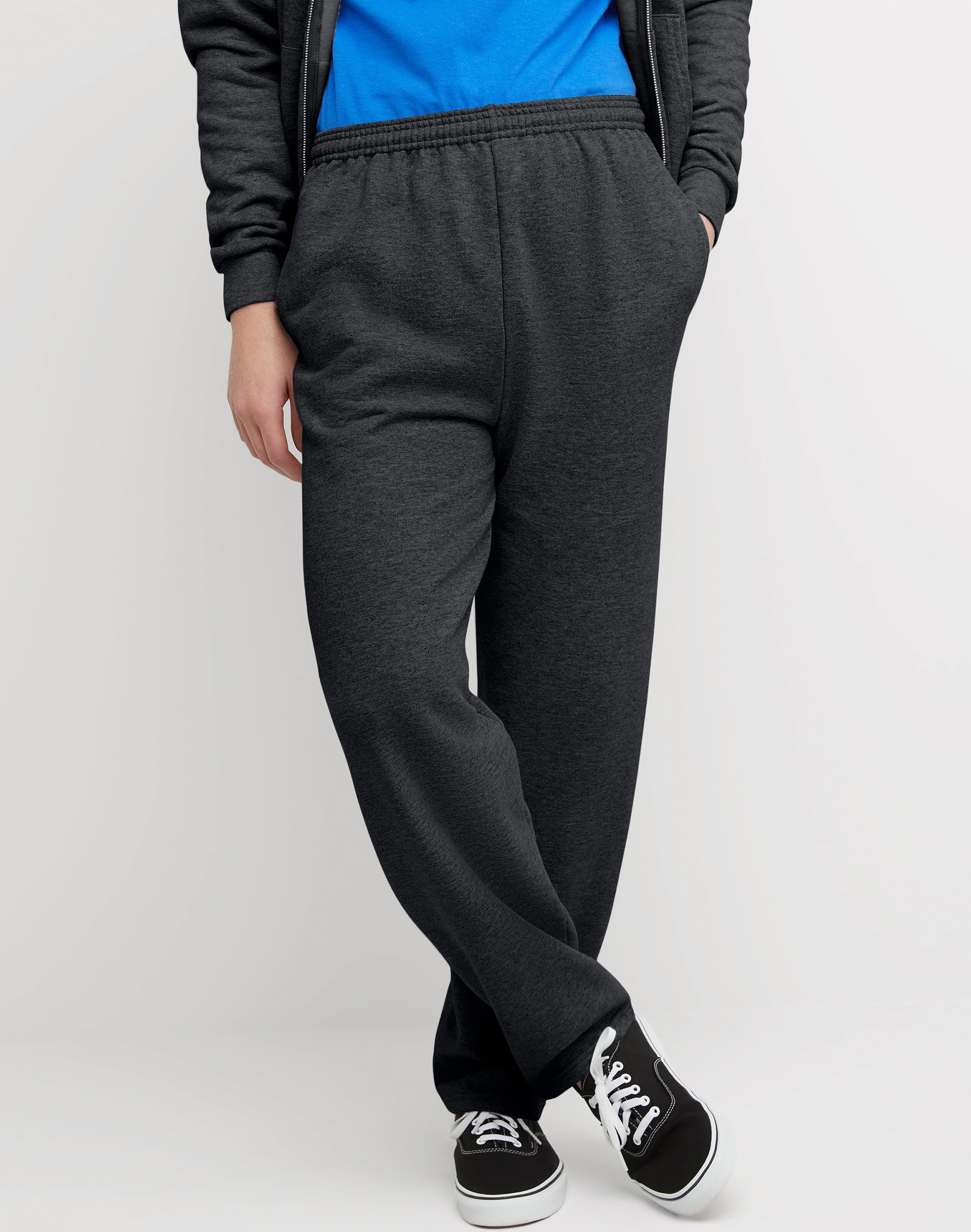 Hanes EcoSmart Fleece Sweatpants with Pockets, Sizes S-3XL, Medium ...