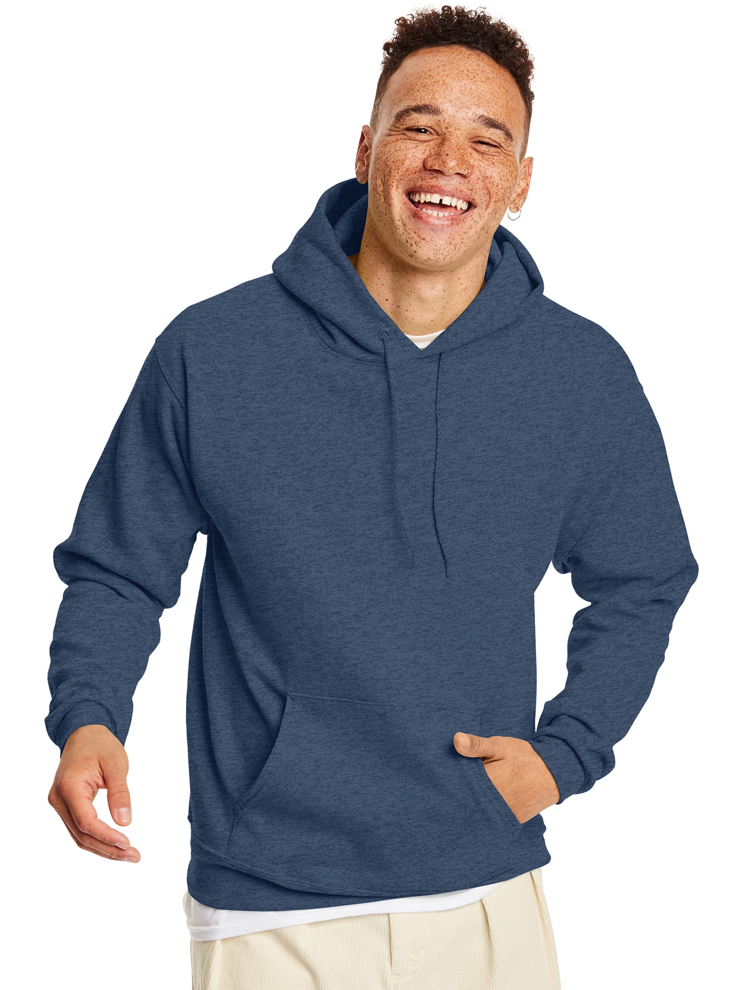 Hanes, Men's Hoodie, 5XL, Ecosmart Fleece Pullover Sweatshirt - Walmart.com