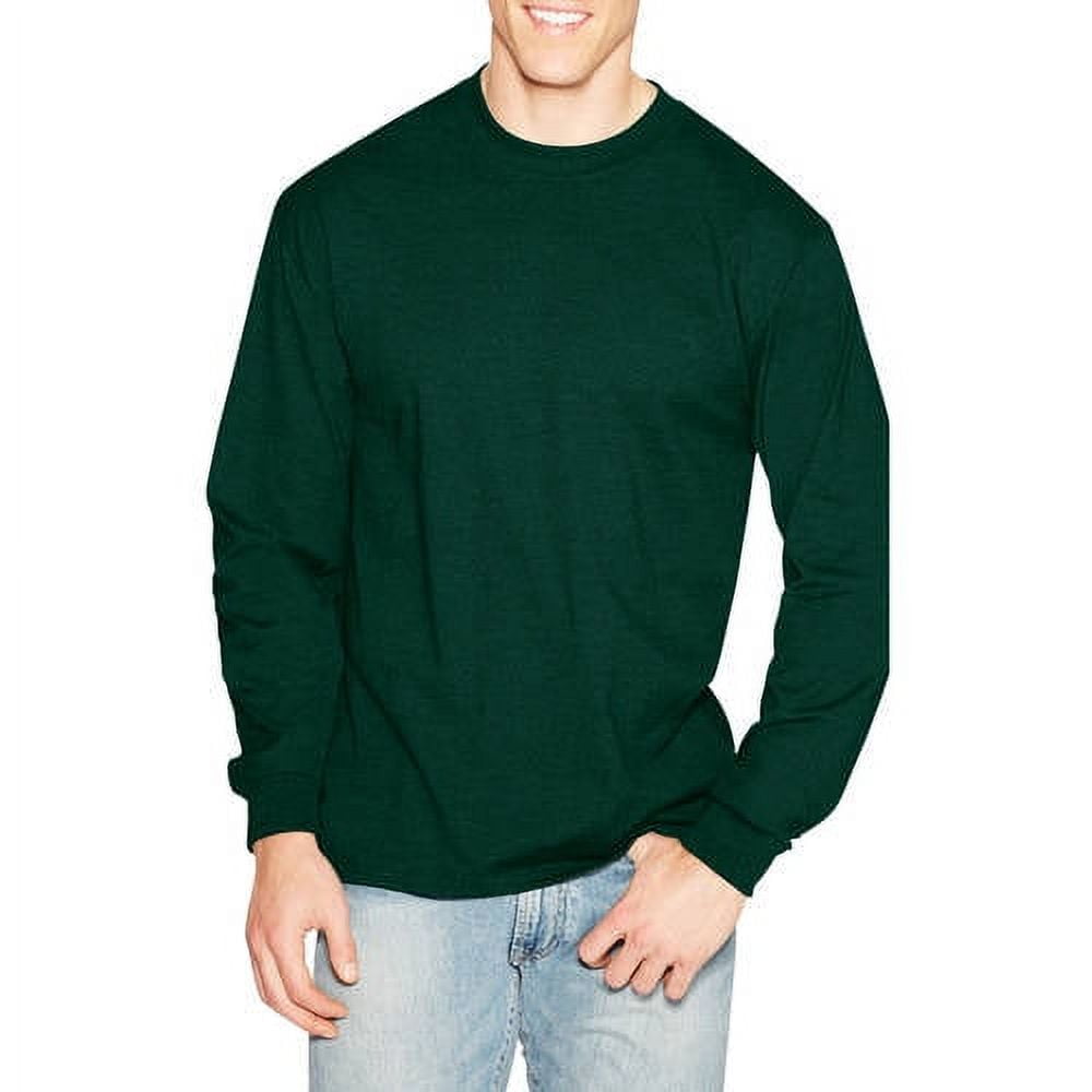 Hanes Mens Premium Beefy-T Cotton Long Sleeve T-Shirt, Sizes S-3XL ...