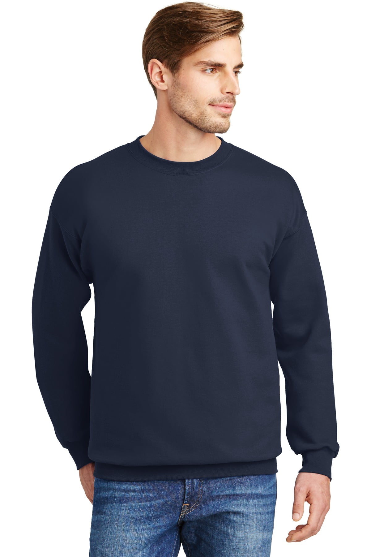 Hanes Men's and Big Men's Ultimate Cotton Heavyweight Sweatshirt, Sizes ...