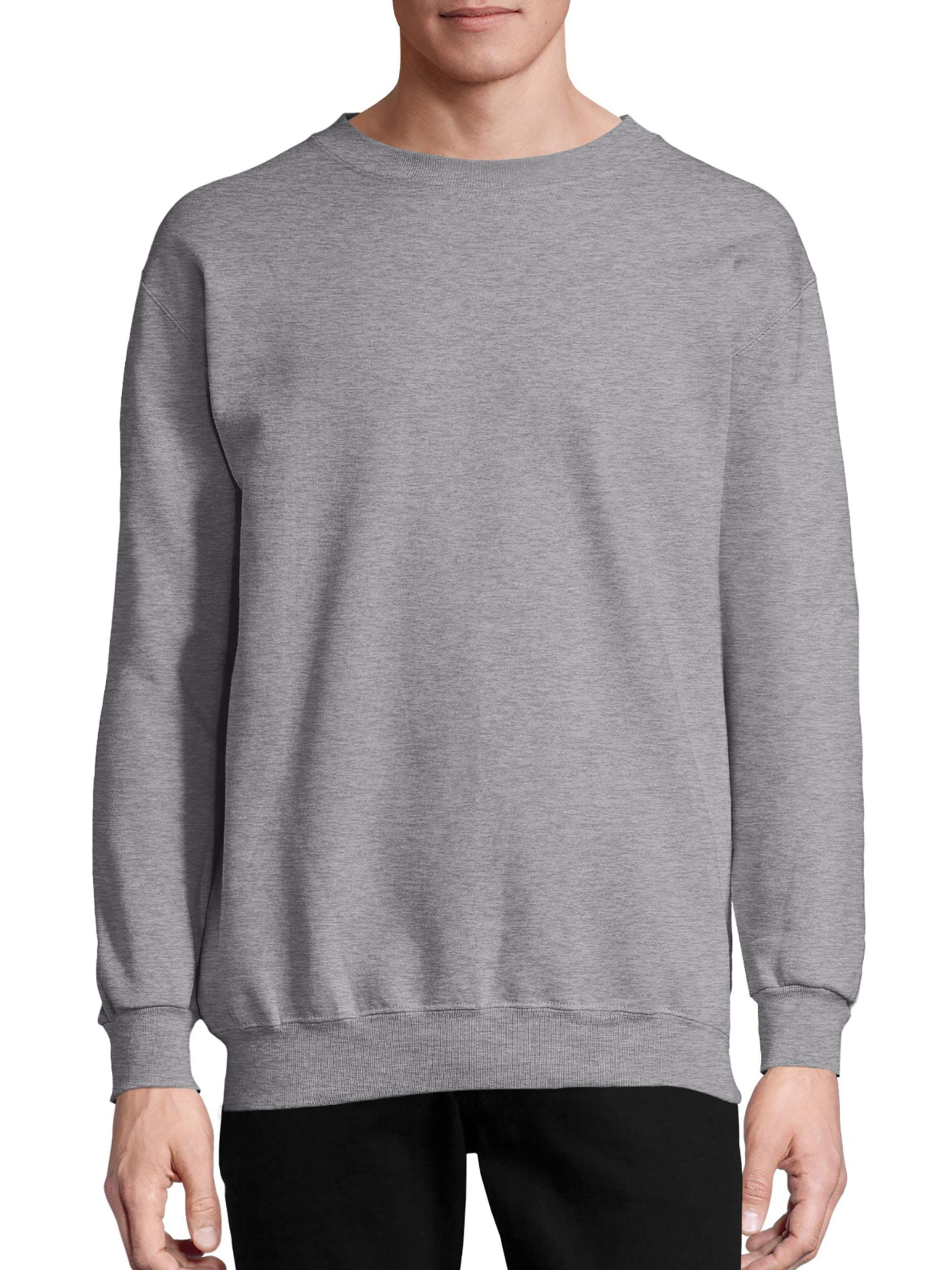 Hanes Men's and Big Men's Ultimate Cotton Heavyweight Sweatshirt, Sizes ...