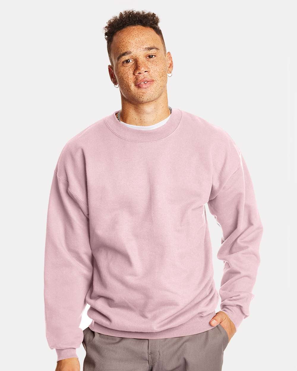 Hanes Men's and Big Men's Ultimate Cotton Heavyweight Sweatshirt, Sizes ...