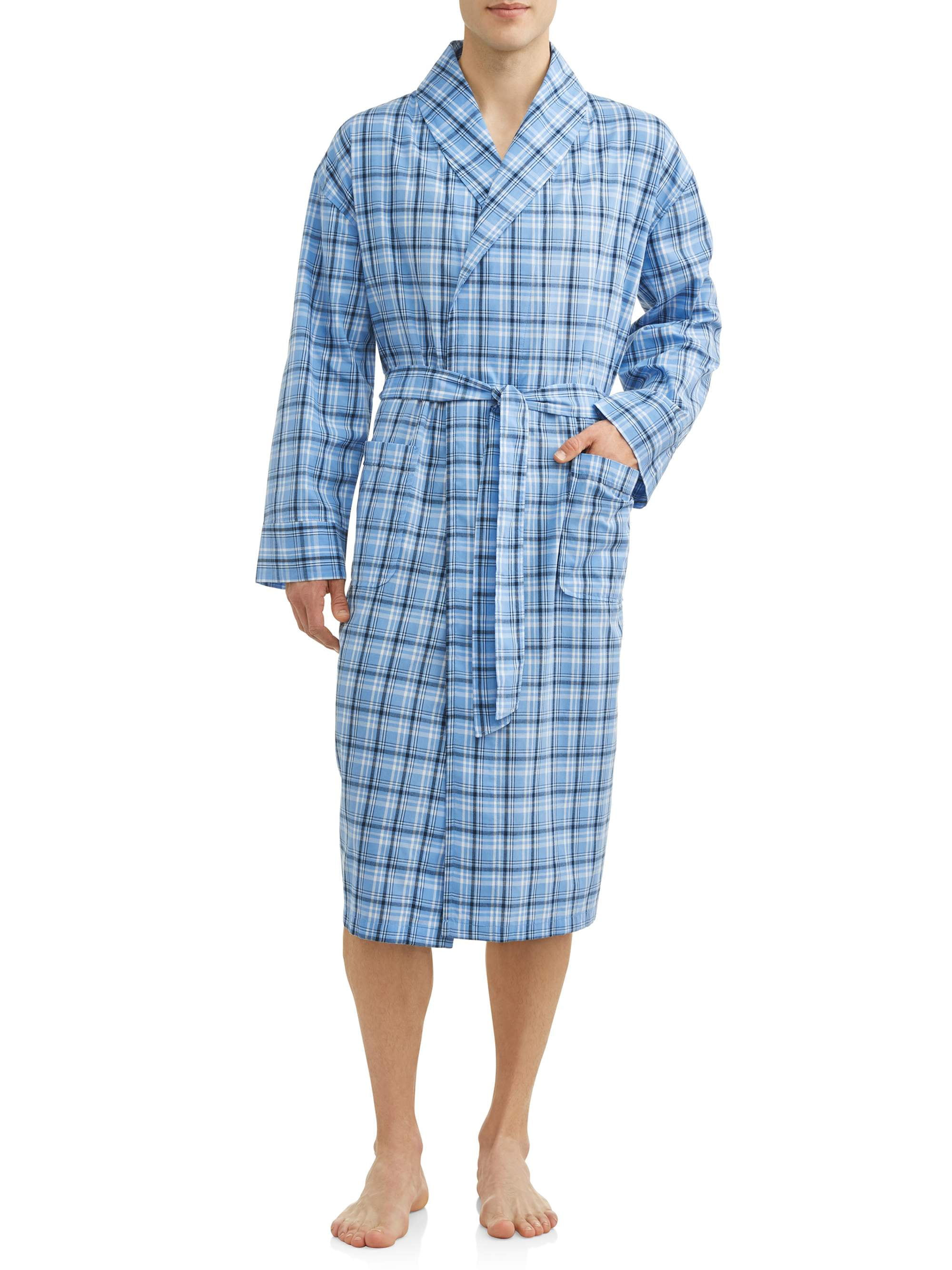 Hanes Men's and Big Men's Woven Shawl Robe - Walmart.com