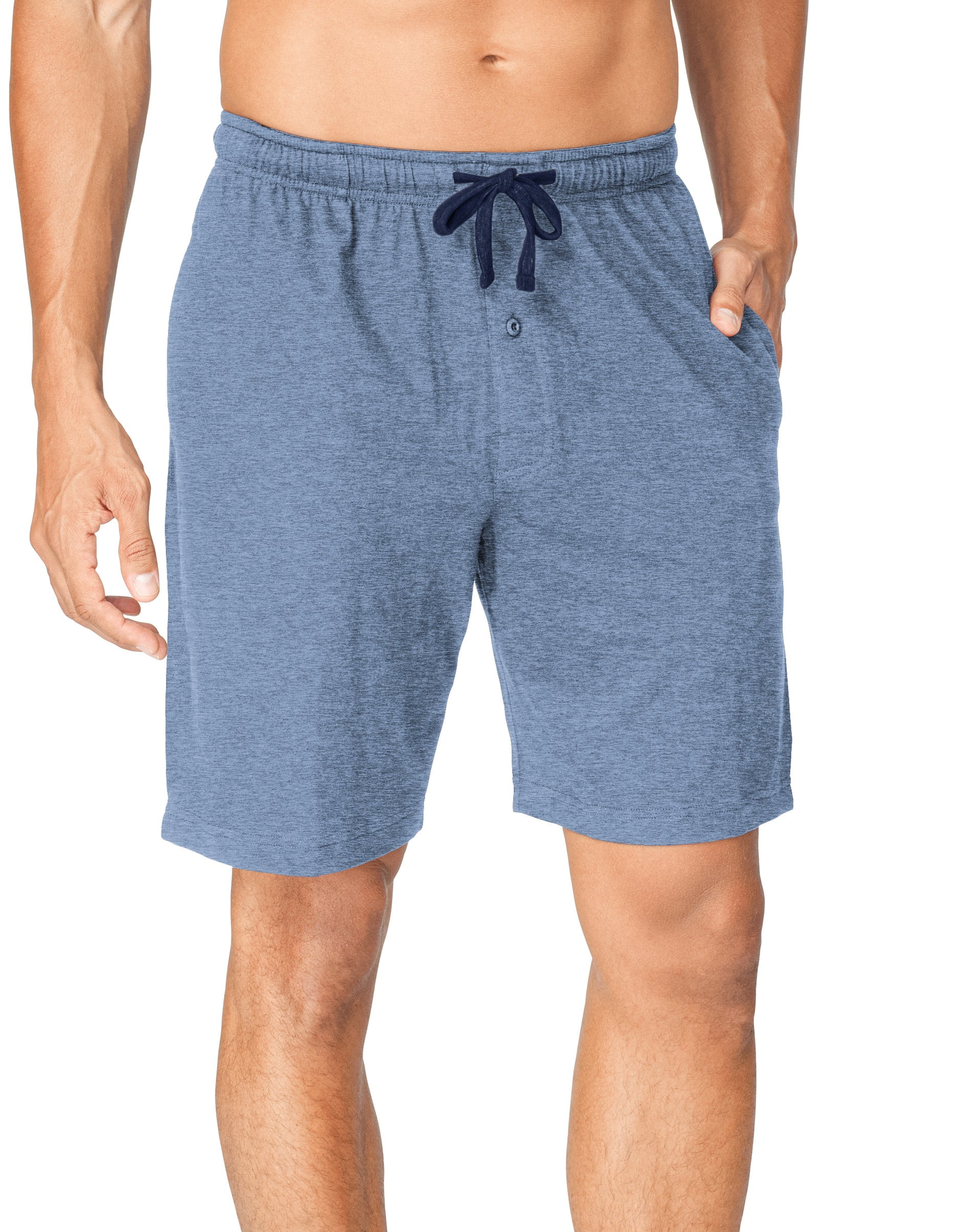 Hanes Mens 100 Cotton Jersey Lounge Pajama Sleep Short Sizes S 2xl
