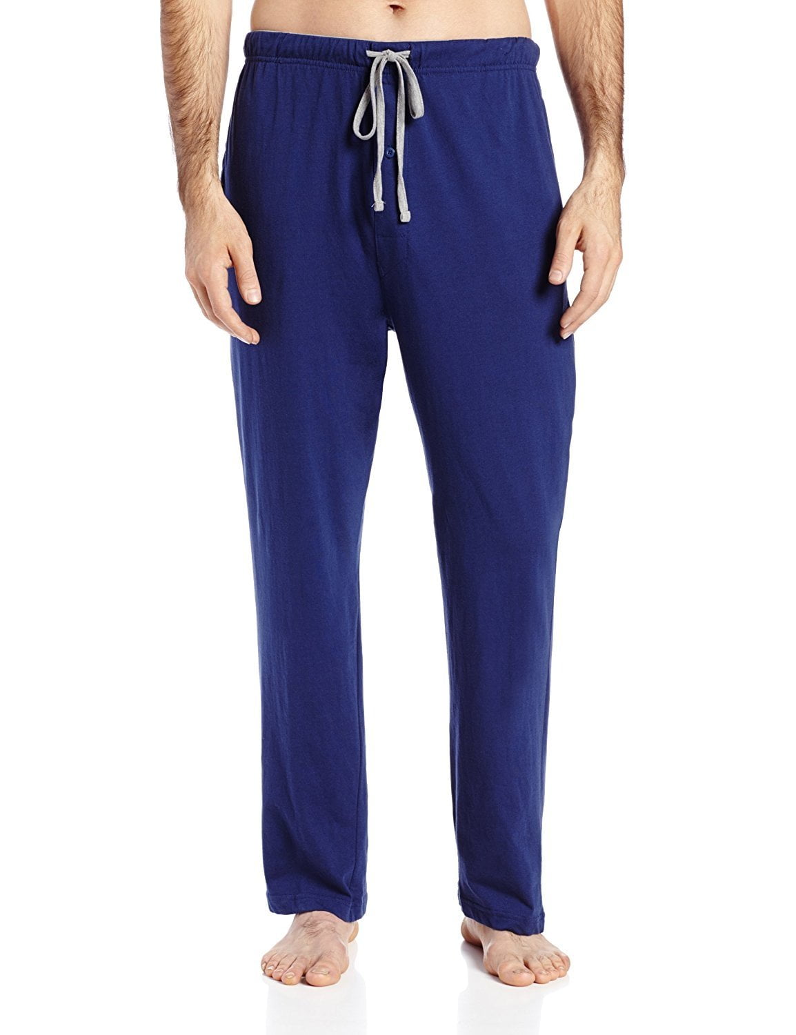 Hanes Mens Solid Knit Sleep Pant Black Large