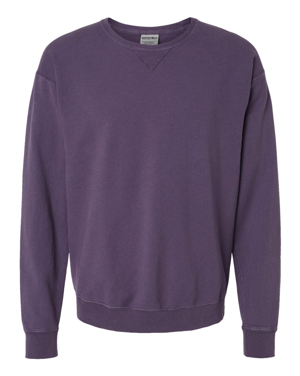 Hanes Mens Big ComfortWash Garment Dyed Fleece Sweatshirt, XL, Grape ...