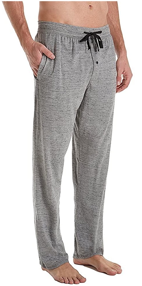 Hanes Mens Big And Tall Knit Sleep Adult Male Lounge Pajama Pants Grey 4x