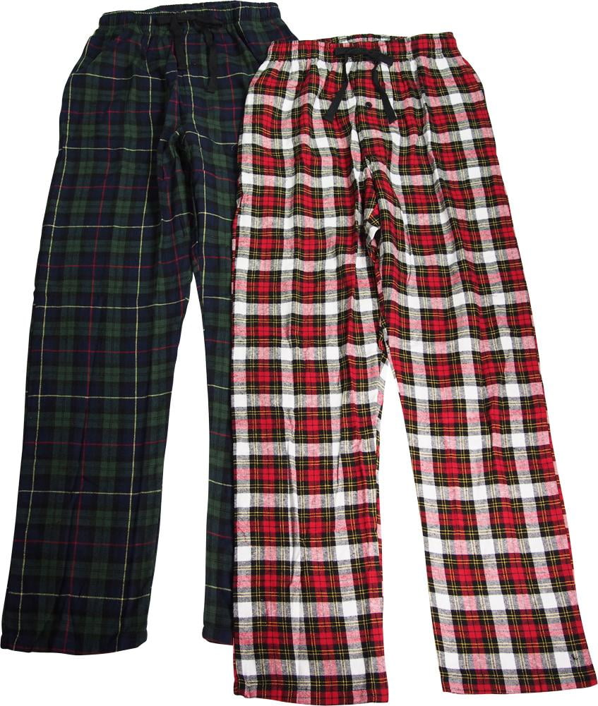 Hanes Men's Flannel Pant 2-Pack - Walmart.com