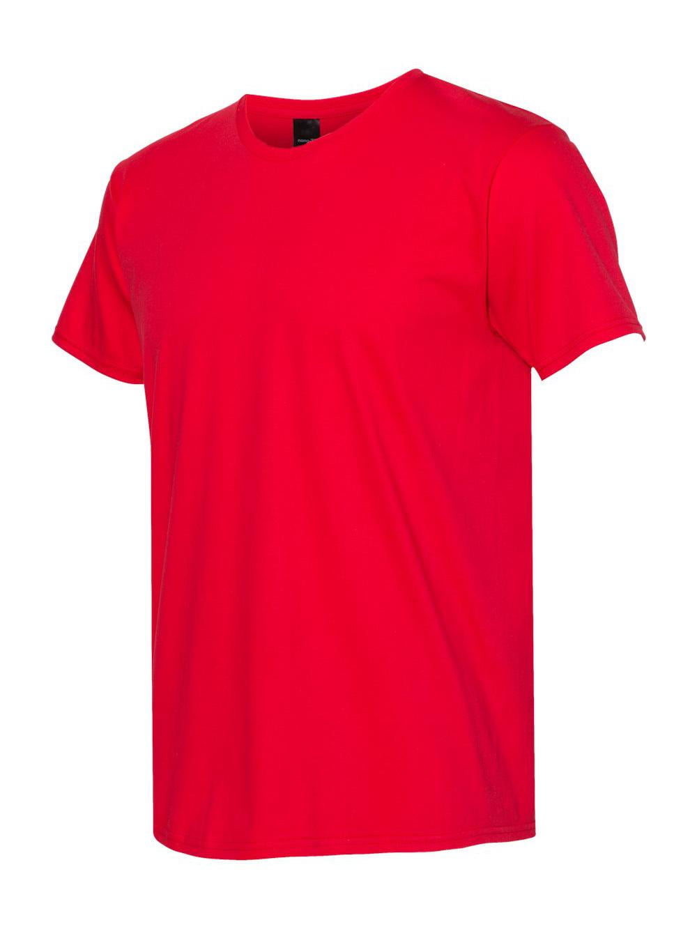 Hanes Mens Nano-T T-shirt, L, Athletic Red - Walmart.com