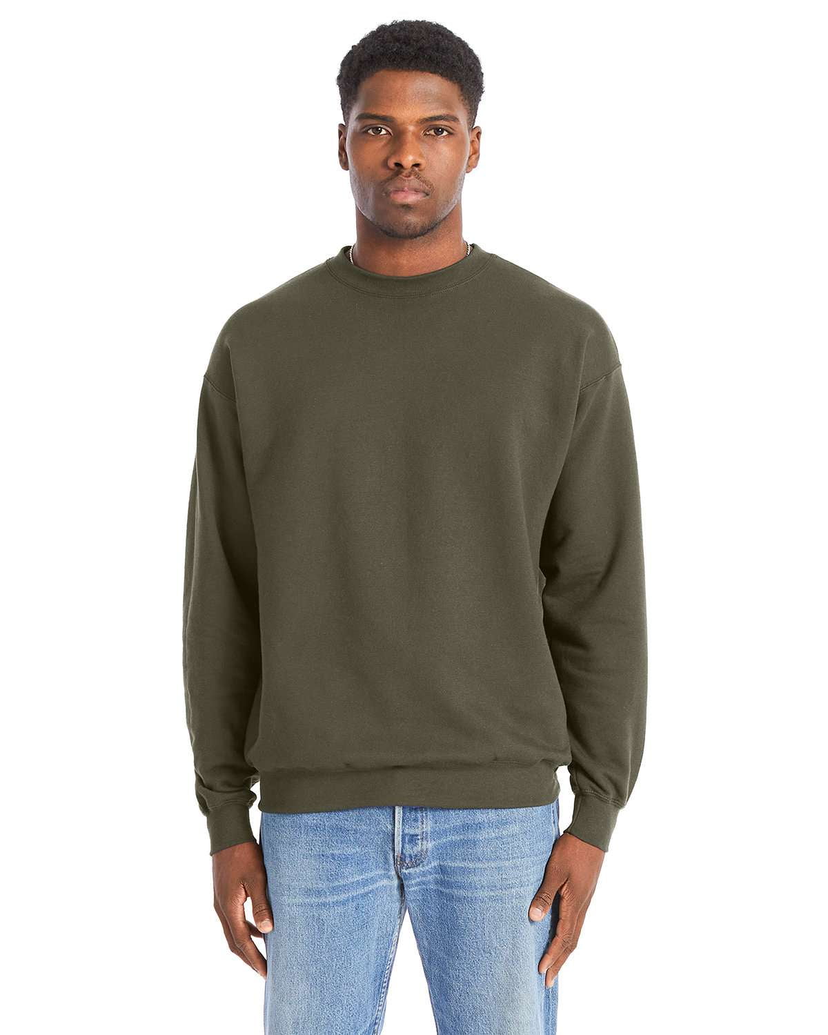 Hanes Mens Perfect Fleece Crewneck Sweatshirt - Walmart.com
