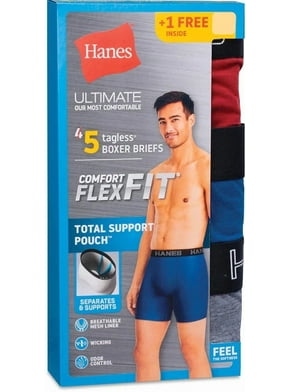 Hanes Hanes Boxer Briefs in Hanes Mens Underwear - Walmart.com