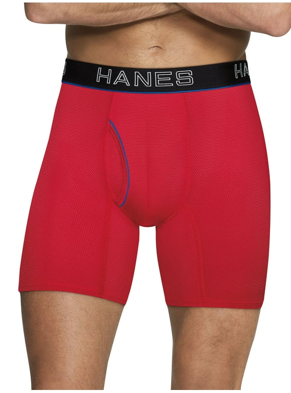 Hanes Men's Comfort Flex Fit Lightweight Mesh Boxer Brief