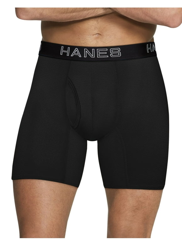 Hanes Men's Comfort Flex Fit Lightweight Mesh Boxer Brief