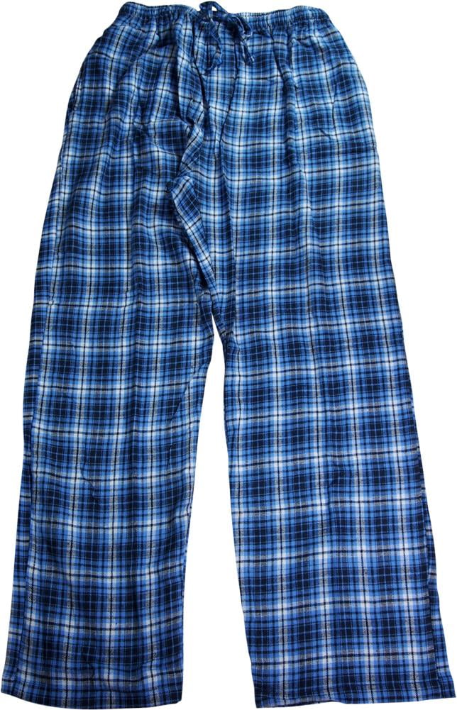 Hanes Mens Ultimate Cotton Flannel Sleep Lounge Pajama Plaid Pants