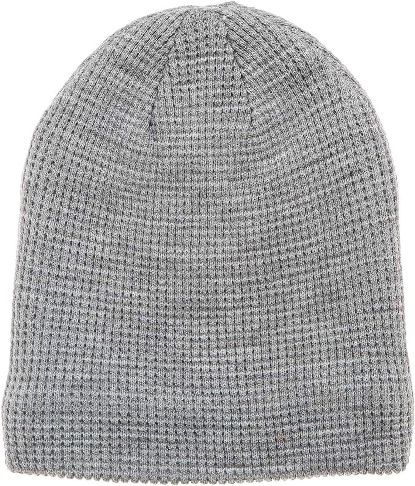 Hanes Mens X-Temp Waffle Knit Sherpa Lined Warm Comfy Beanie Hat ...