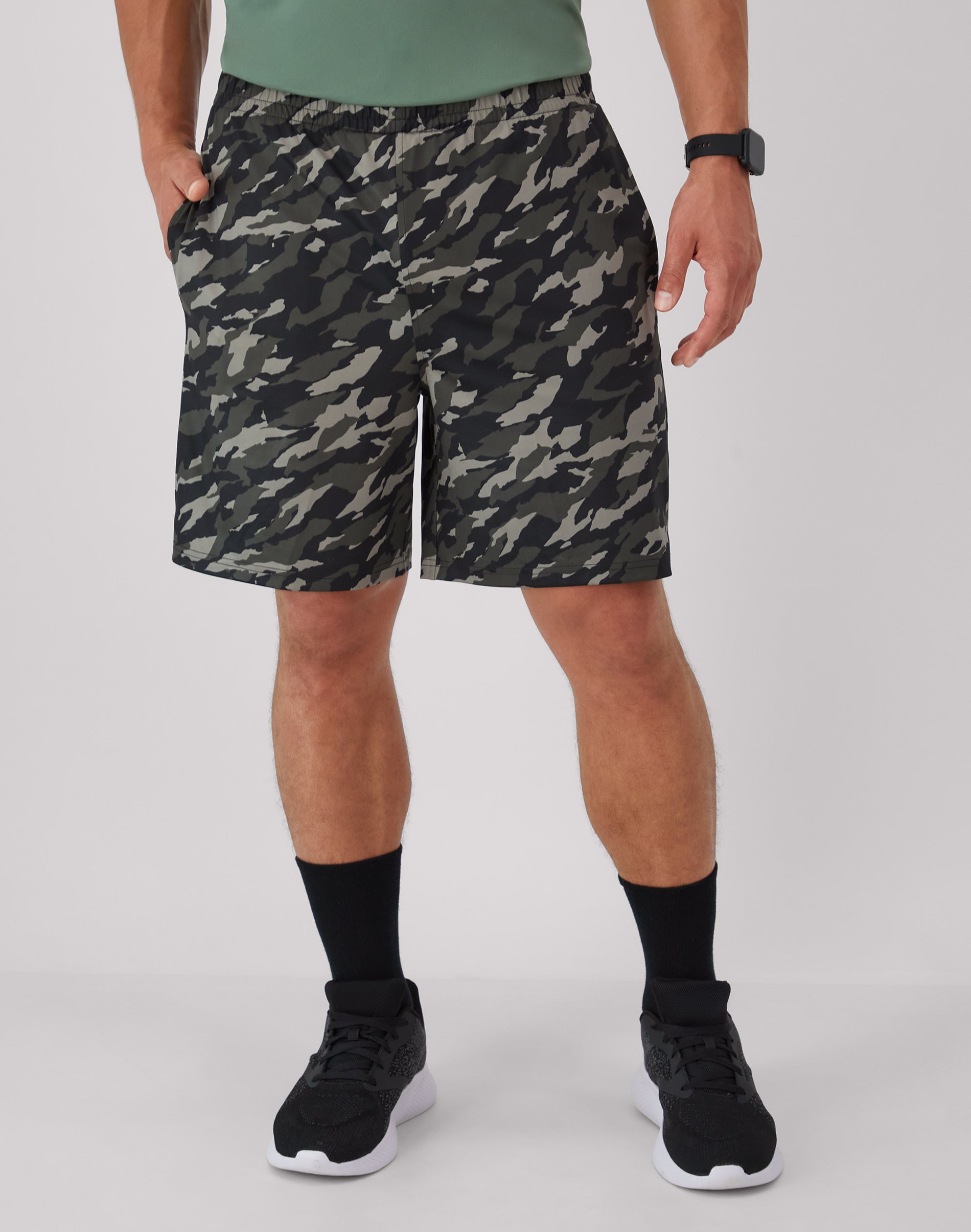 Hanes Moves men's 2-in-1 Gym Shorts - 7 Inseam - Comfortable - Walmart.com
