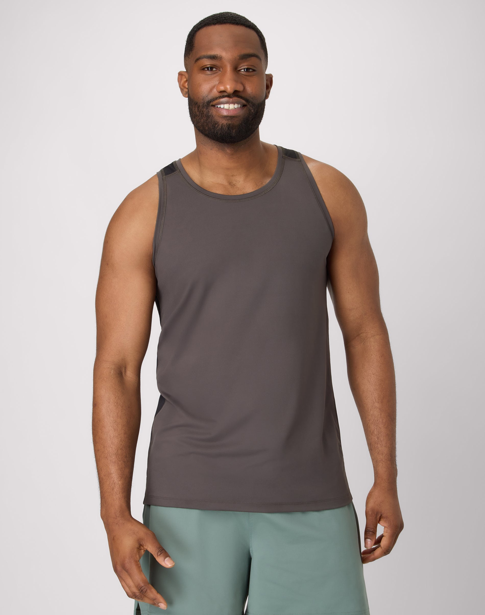 Hanes Men's Air Mesh Tank - Breathable, Moisture-Wicking, Stretch ...