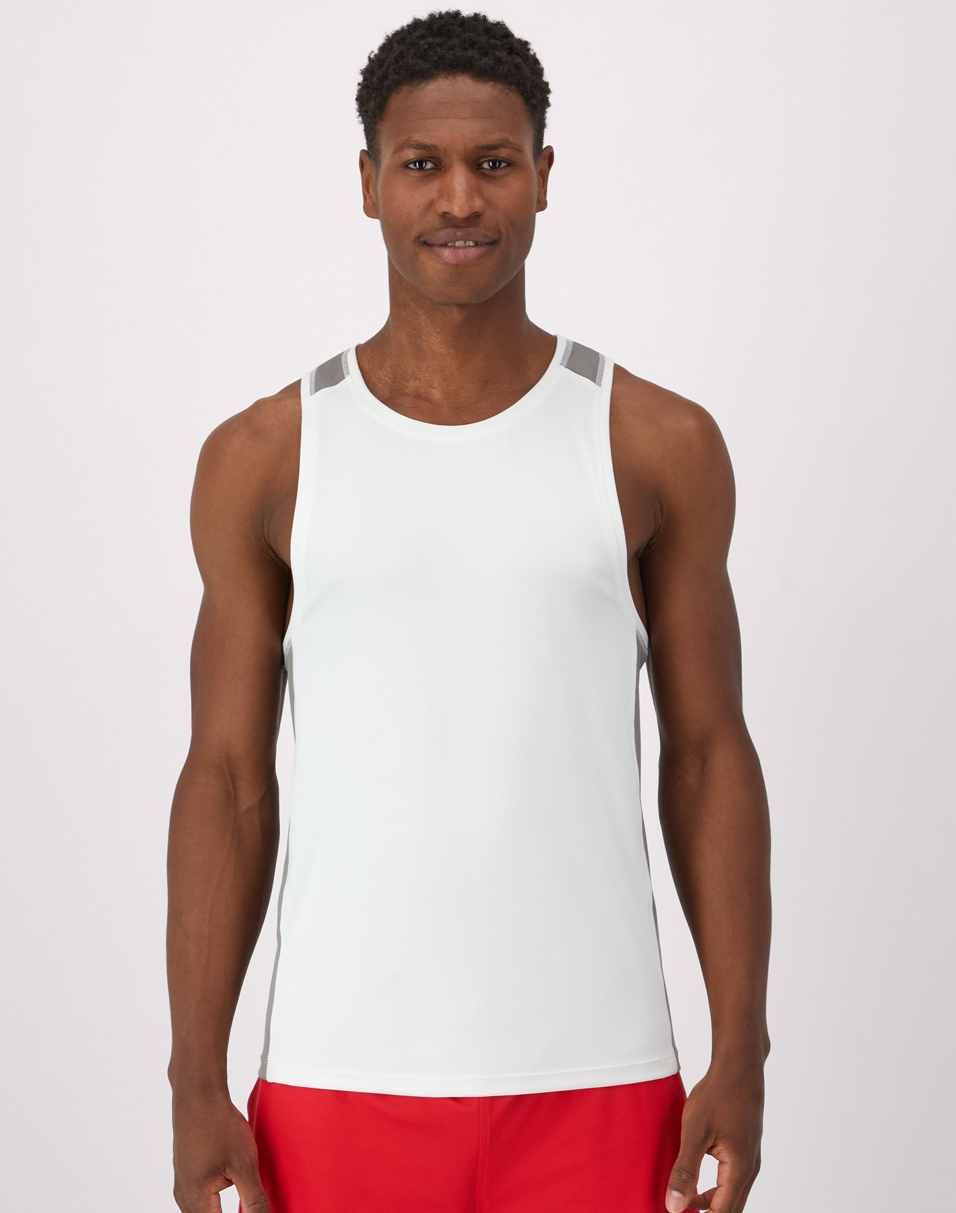 Hanes Moves Men's Air Mesh Tank Pearl/Cool Grey 4XL - Walmart.com