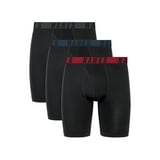 Hanes Moves Men's Anti-Chafe Long Leg Boxer Brief, Total Support Pouch ...