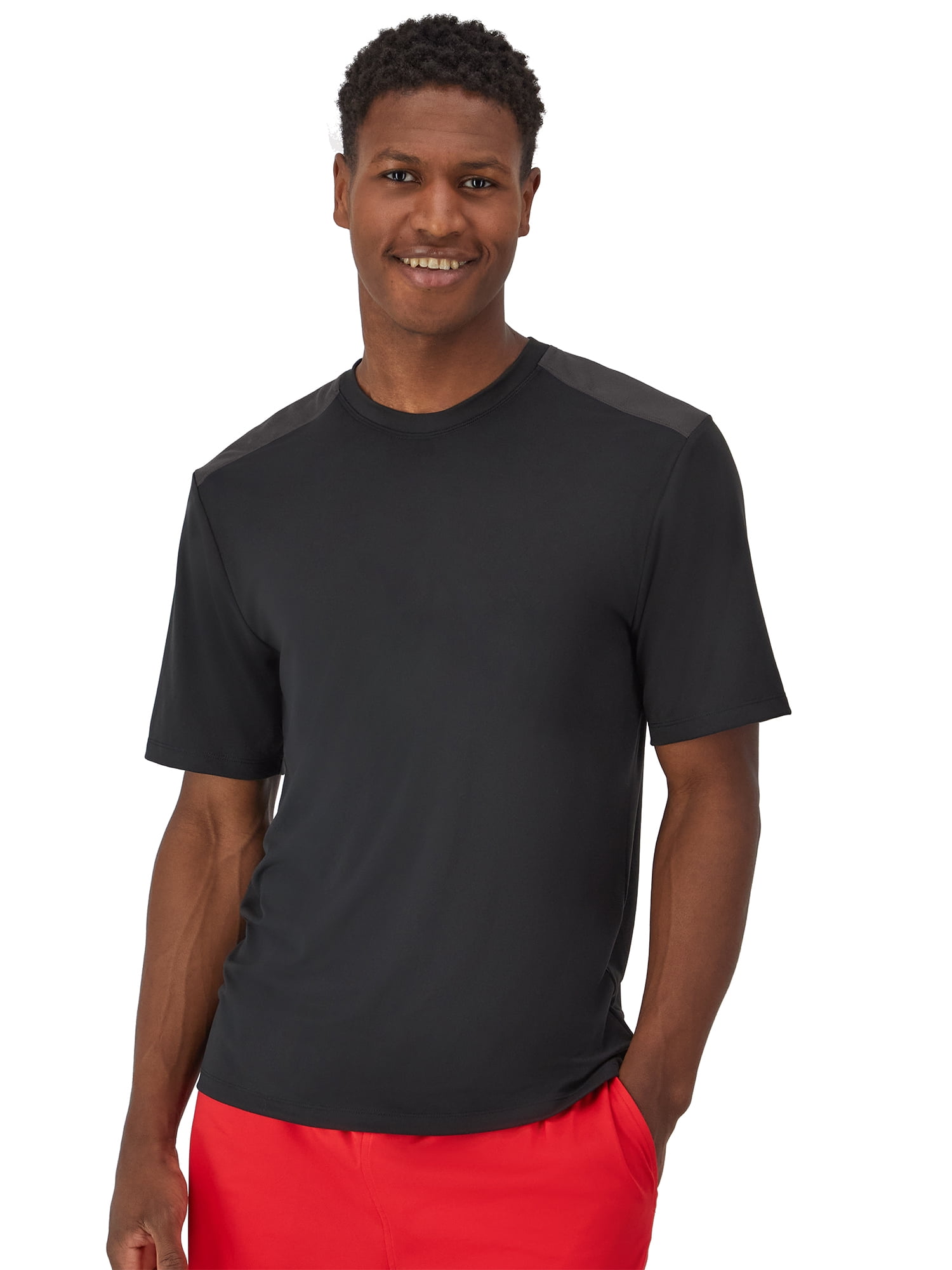 Hanes Moves Men’s & Big Men's Air Mesh Active Tee Shirt, Sizes XS-4XL ...