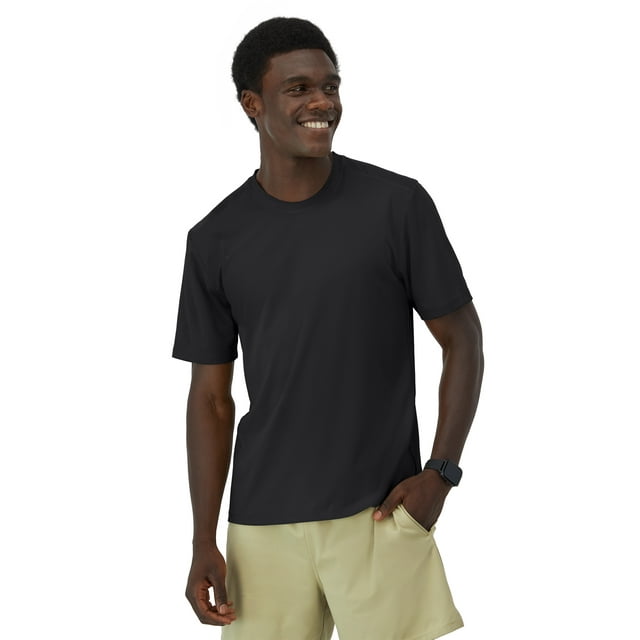 Hanes Moves Men’s & Big Men's Air Mesh Active Tee Shirt, Sizes XS-4XL ...