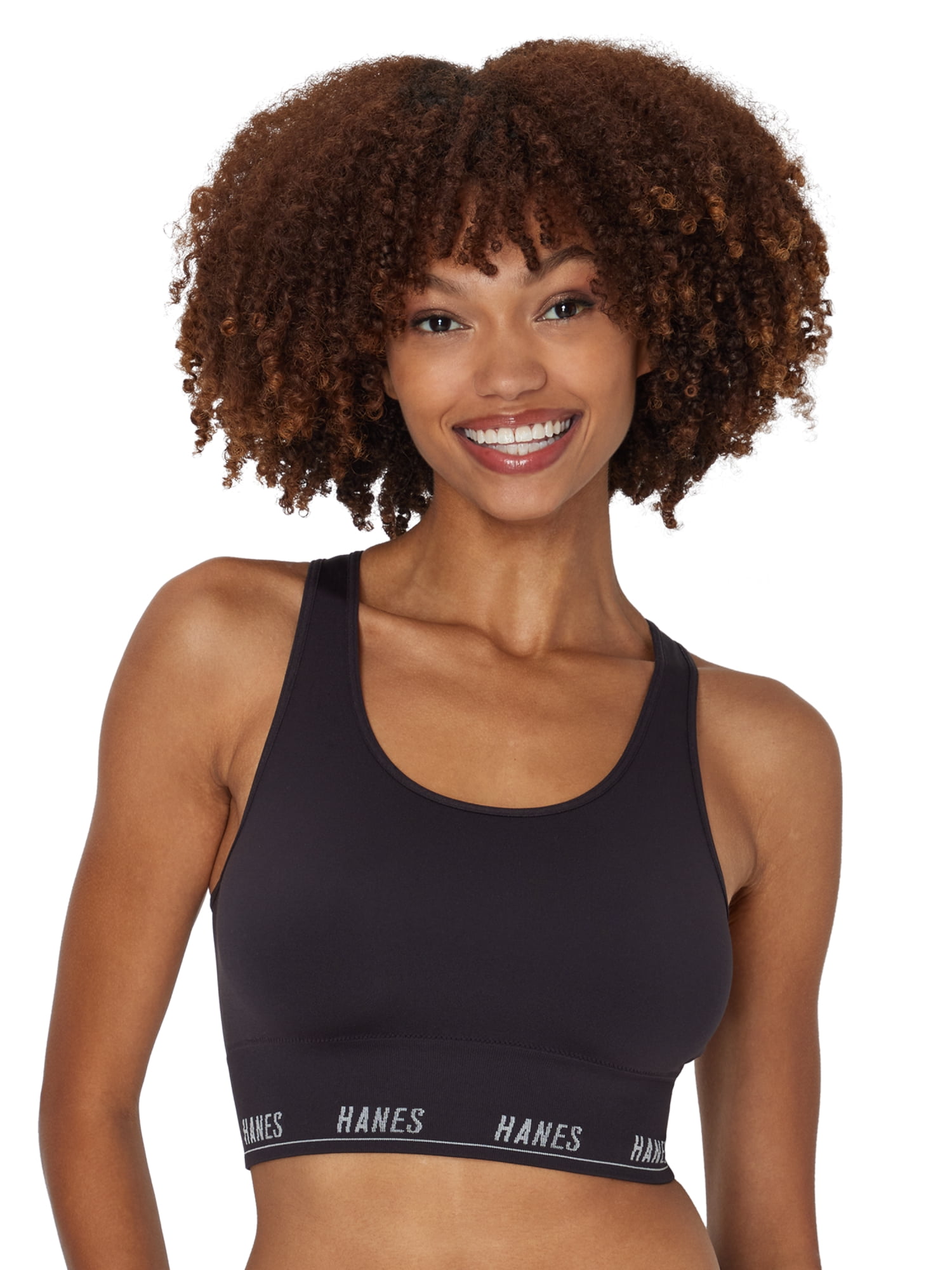 Hanes Moves Seamless Racerback Bralette - Walmart.com
