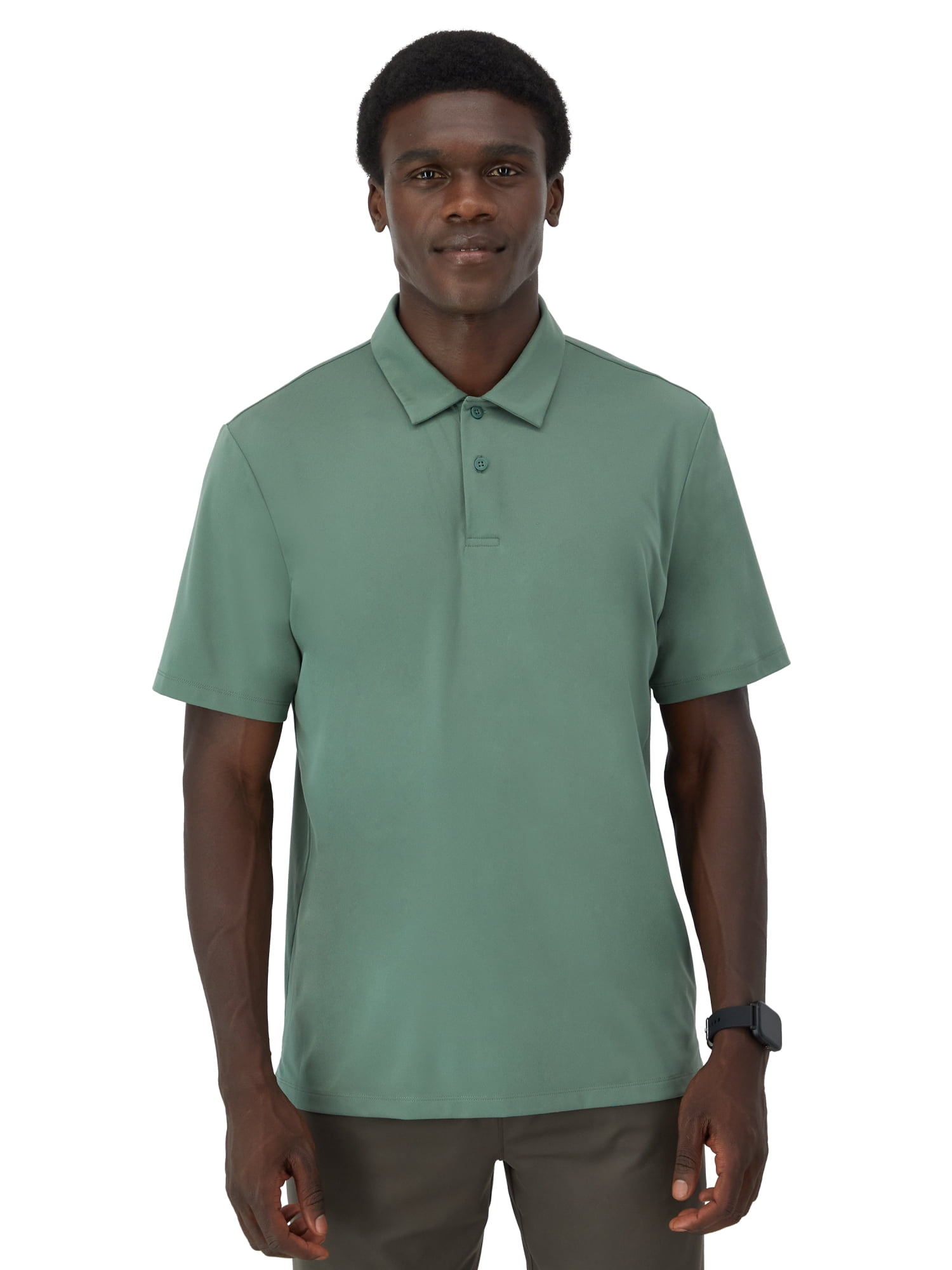 Hanes Men's Moves Short Sleeve Performance Polo, Sizes S-3XL - Walmart.com