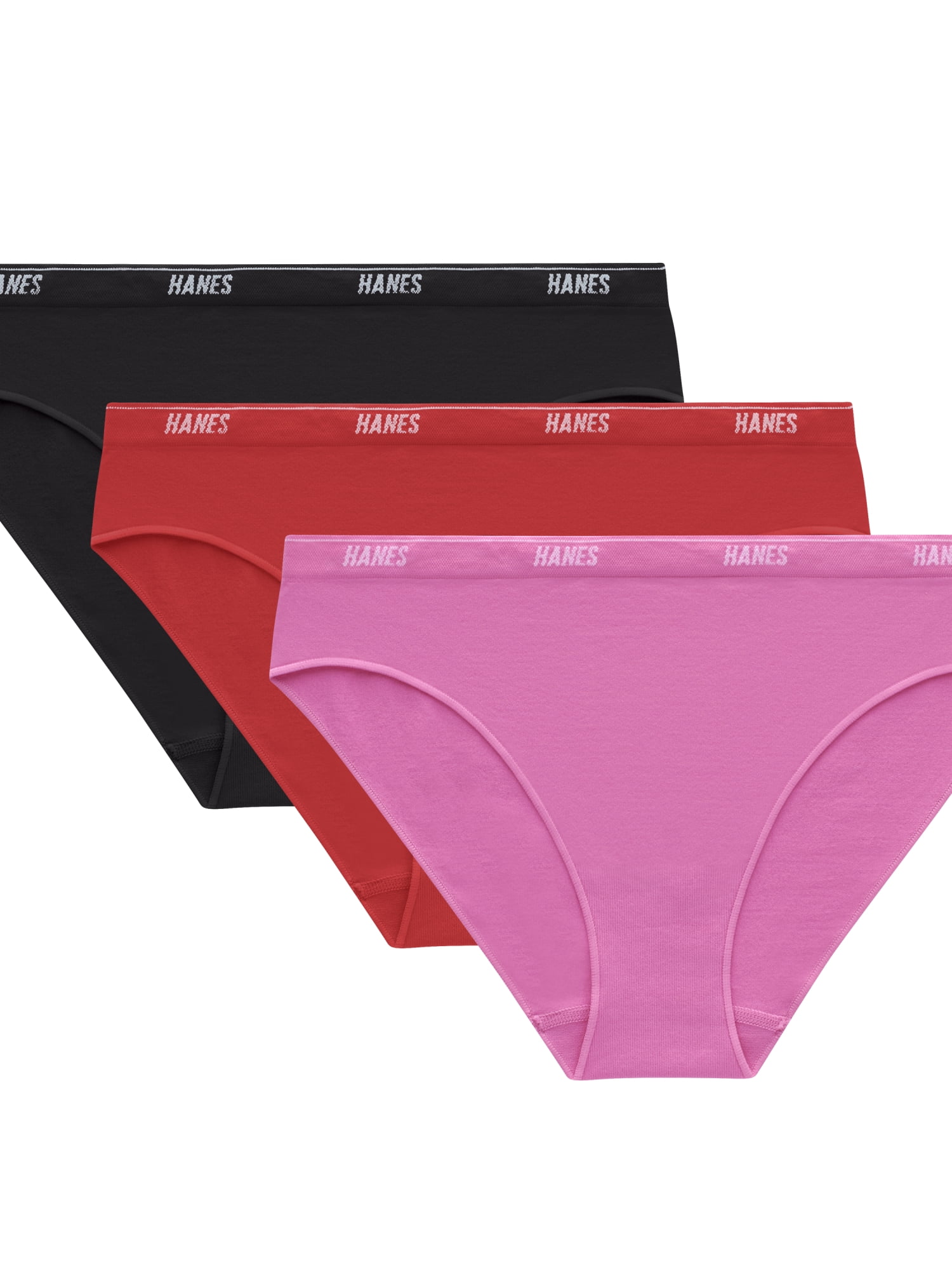 Hanes Moves Women’s 360° Flex Bikini Underwear, 3-Pack - Walmart.com