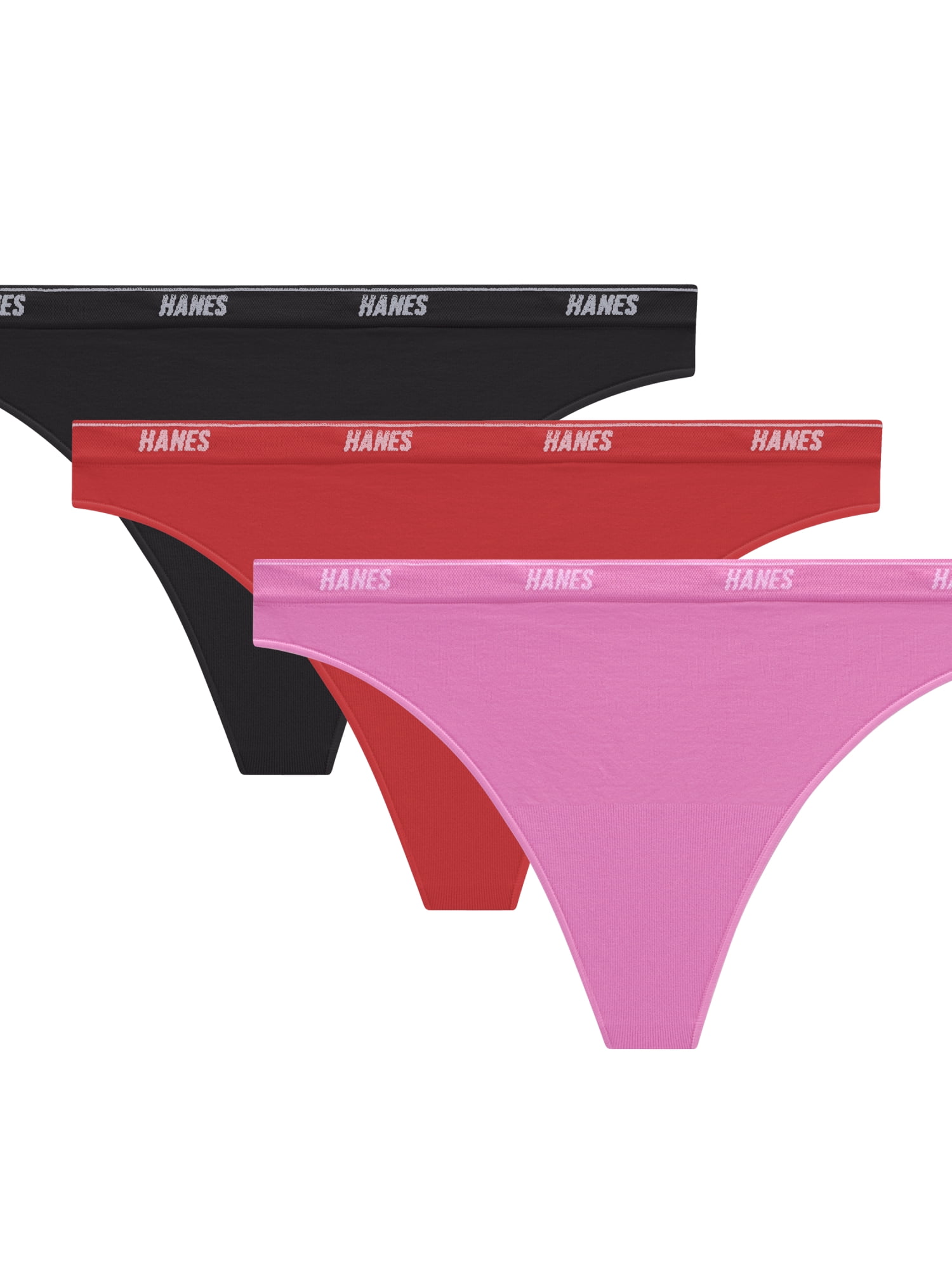 Hanes Flex Thong Underwear - Seamless, 4-Way Stretch Fabric - Walmart.com