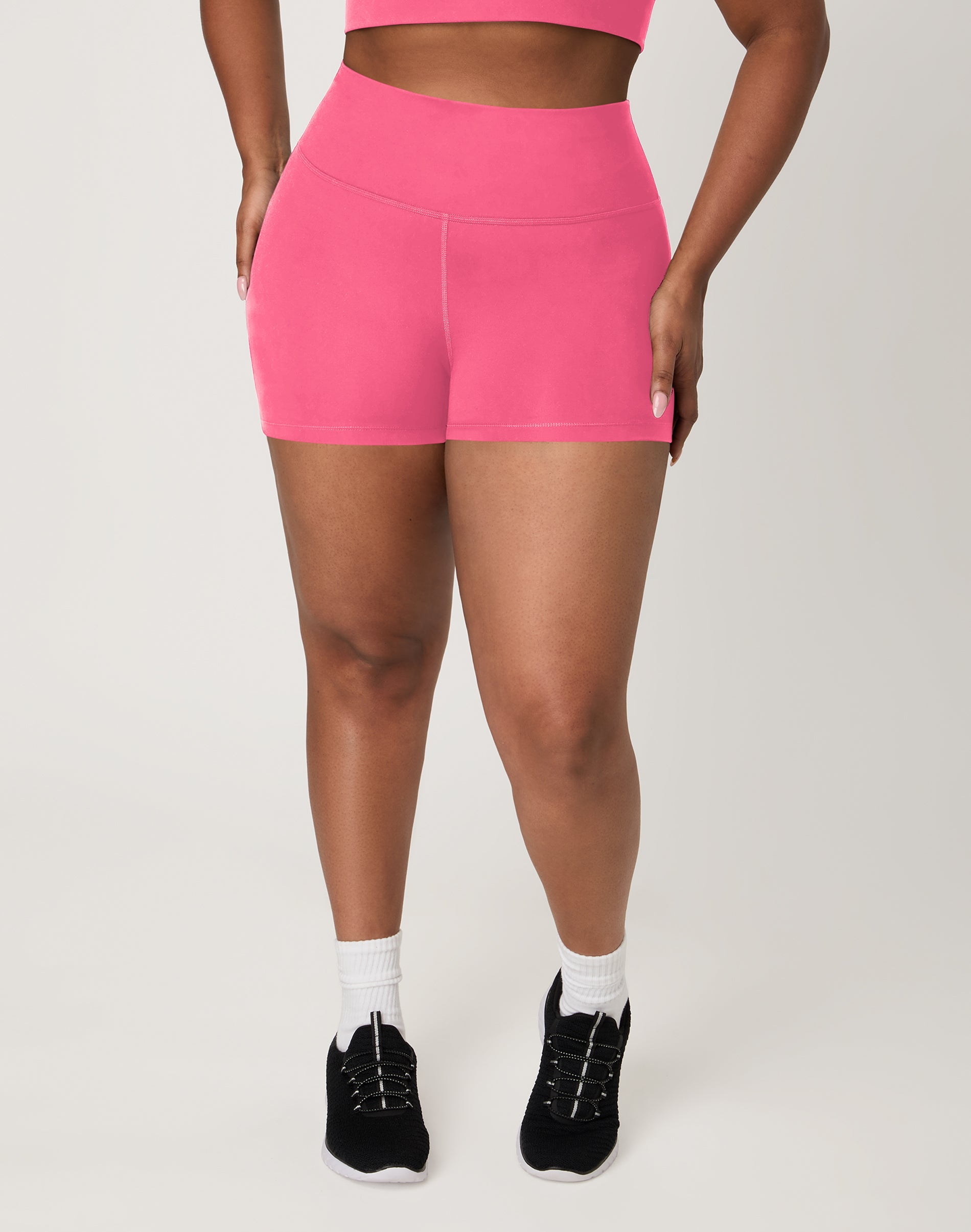 Hanes Moves Women's Bike Shorts, 3" Pink Pedestal L - Walmart.com