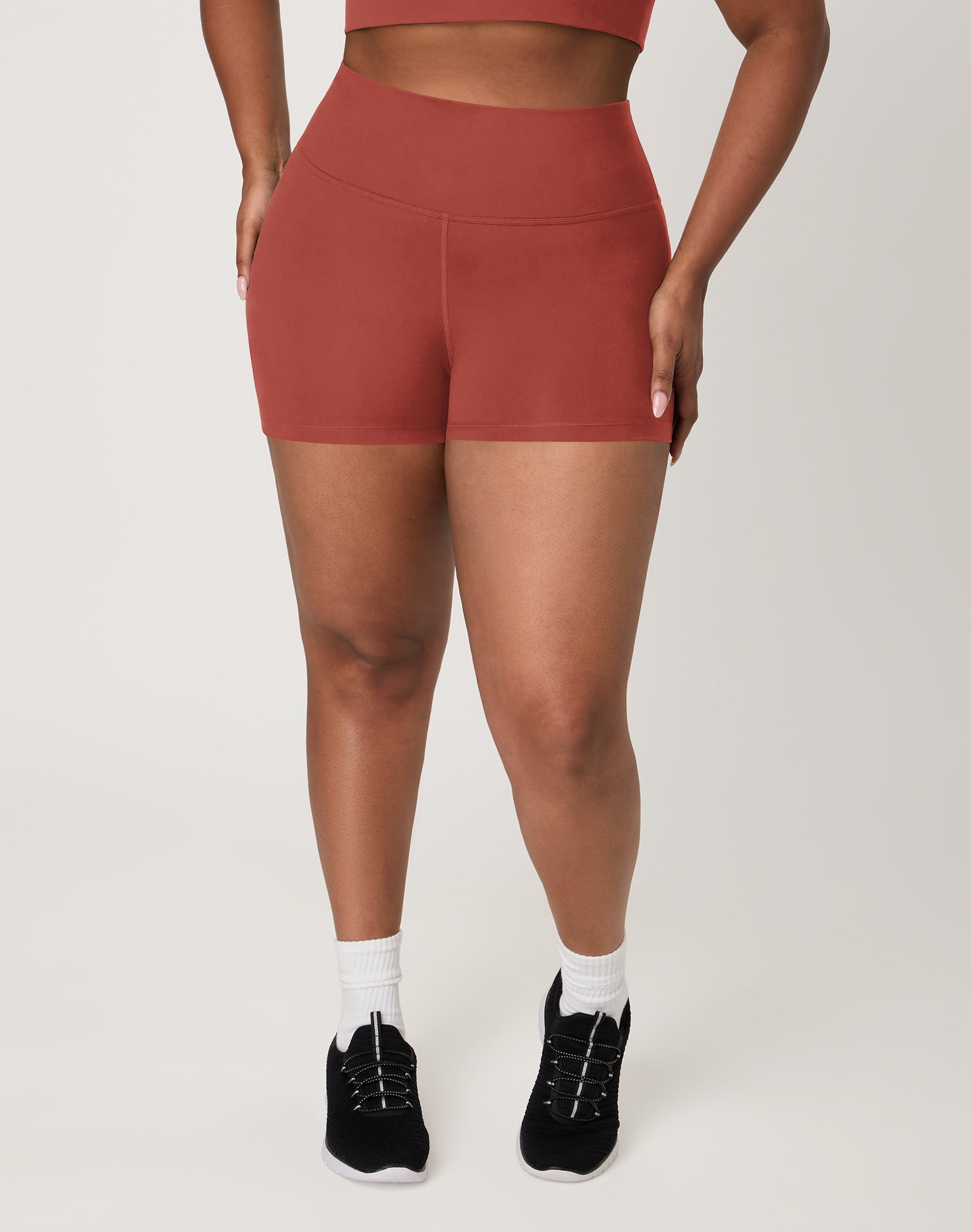 Hanes Moves Women's Bike Shorts, 3" Coral Camelia M - Walmart.com