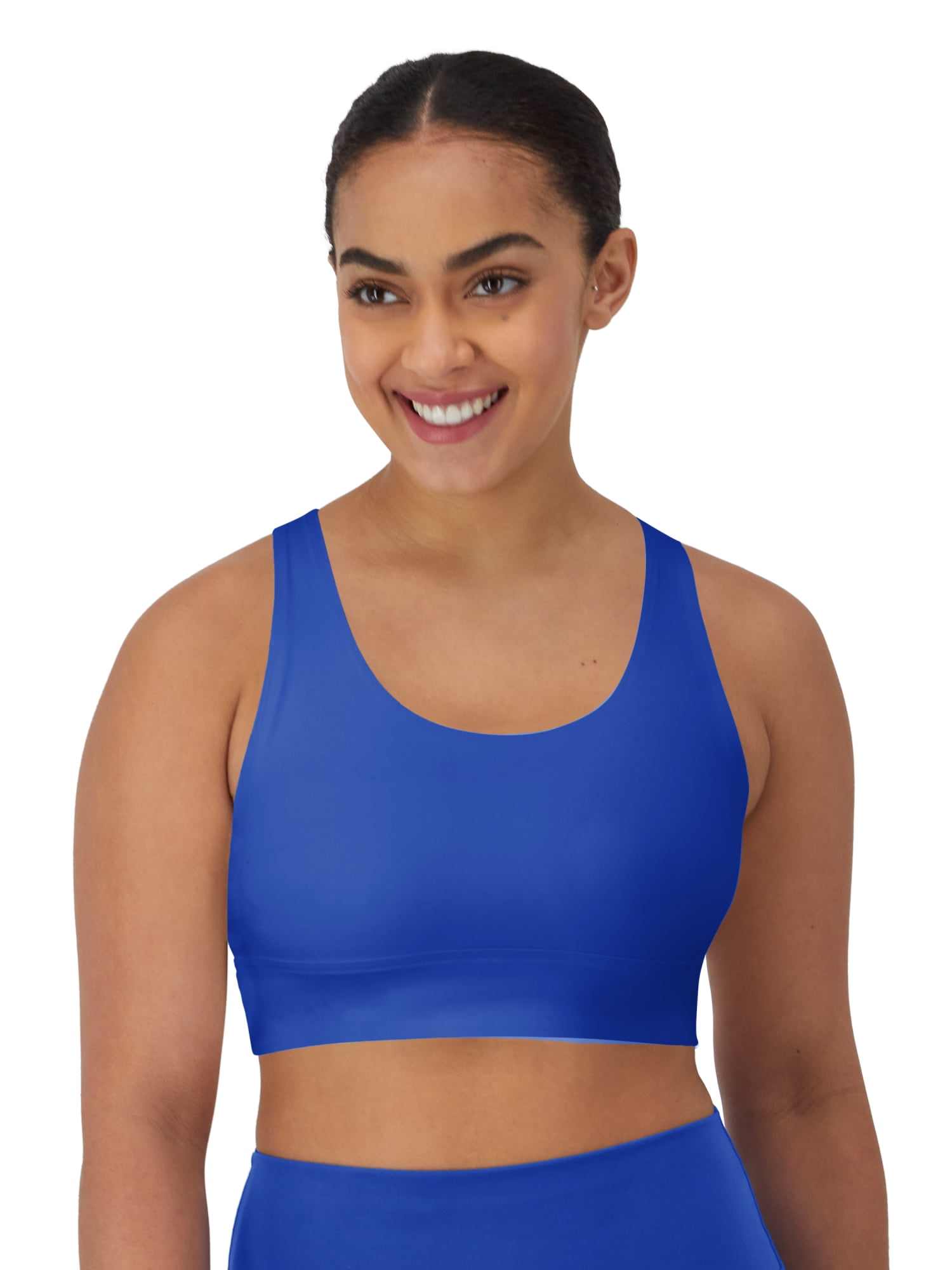 Hanes Moves Women's Crop Sports Bra, Racerback - Walmart.com